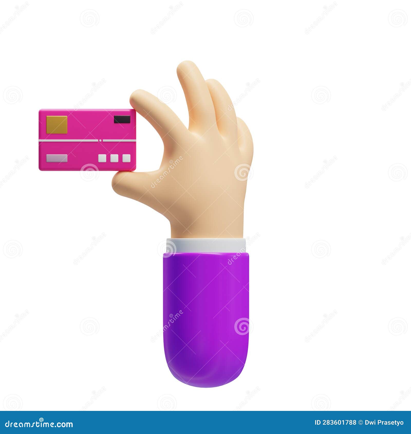 Credit Hand in Hand 3d Icon Stock Illustration - Illustration of nose ...