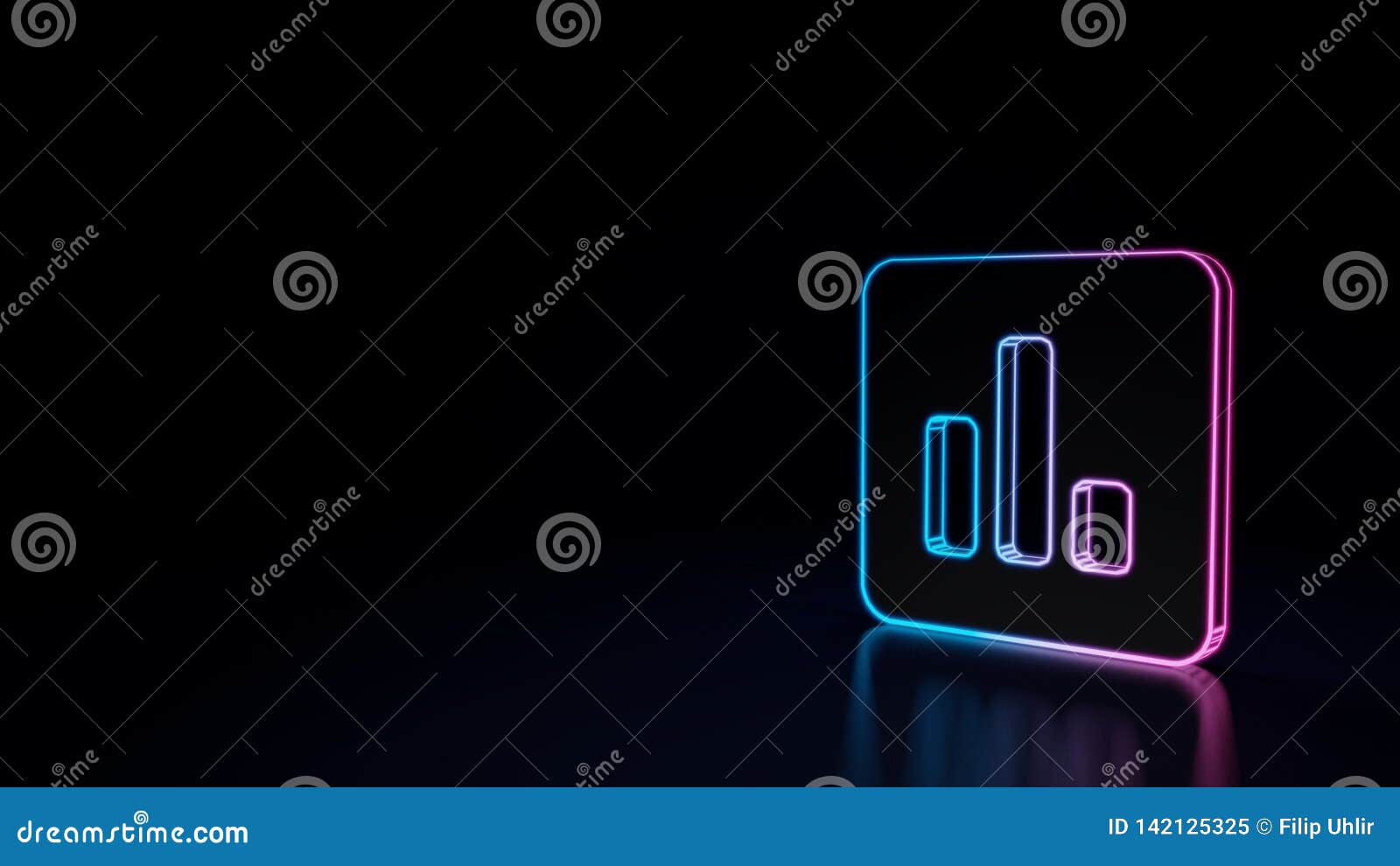 3d icon of poll stock illustration. Illustration of shine - 142125325
