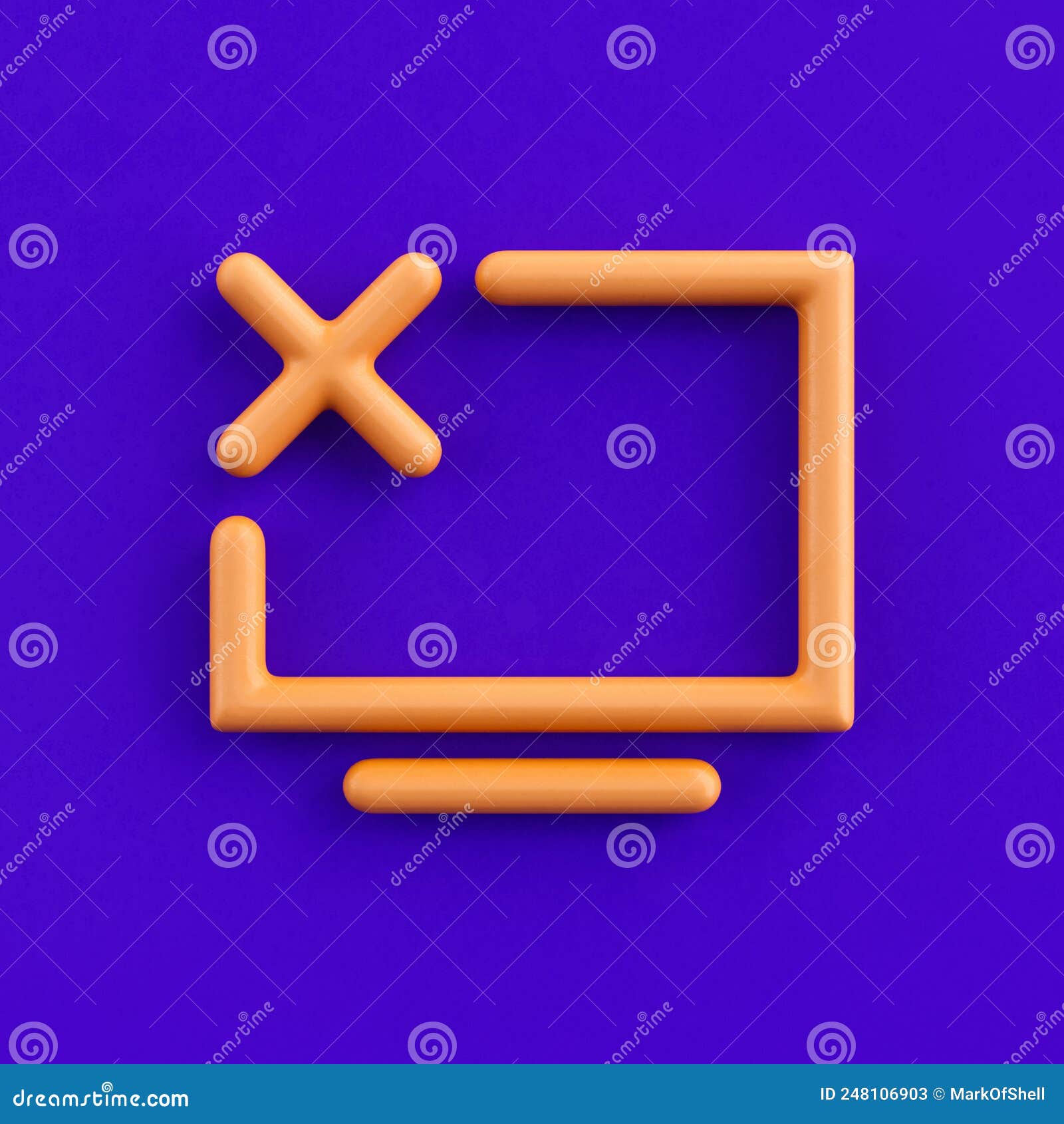 3d Icon Screen Sharing Off , Outline Yellow Arrow Icon, Direction ...