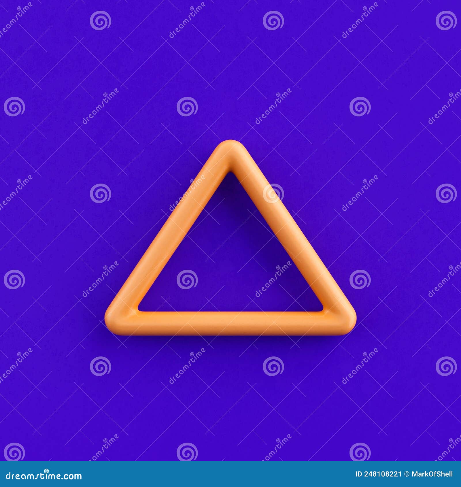 3d Icon Triangle Up, Outline Yellow Arrow Icon, Direction Symbol, 3d ...