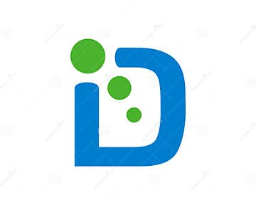 D id letter lab logo stock vector. Illustration of circle - 302062182