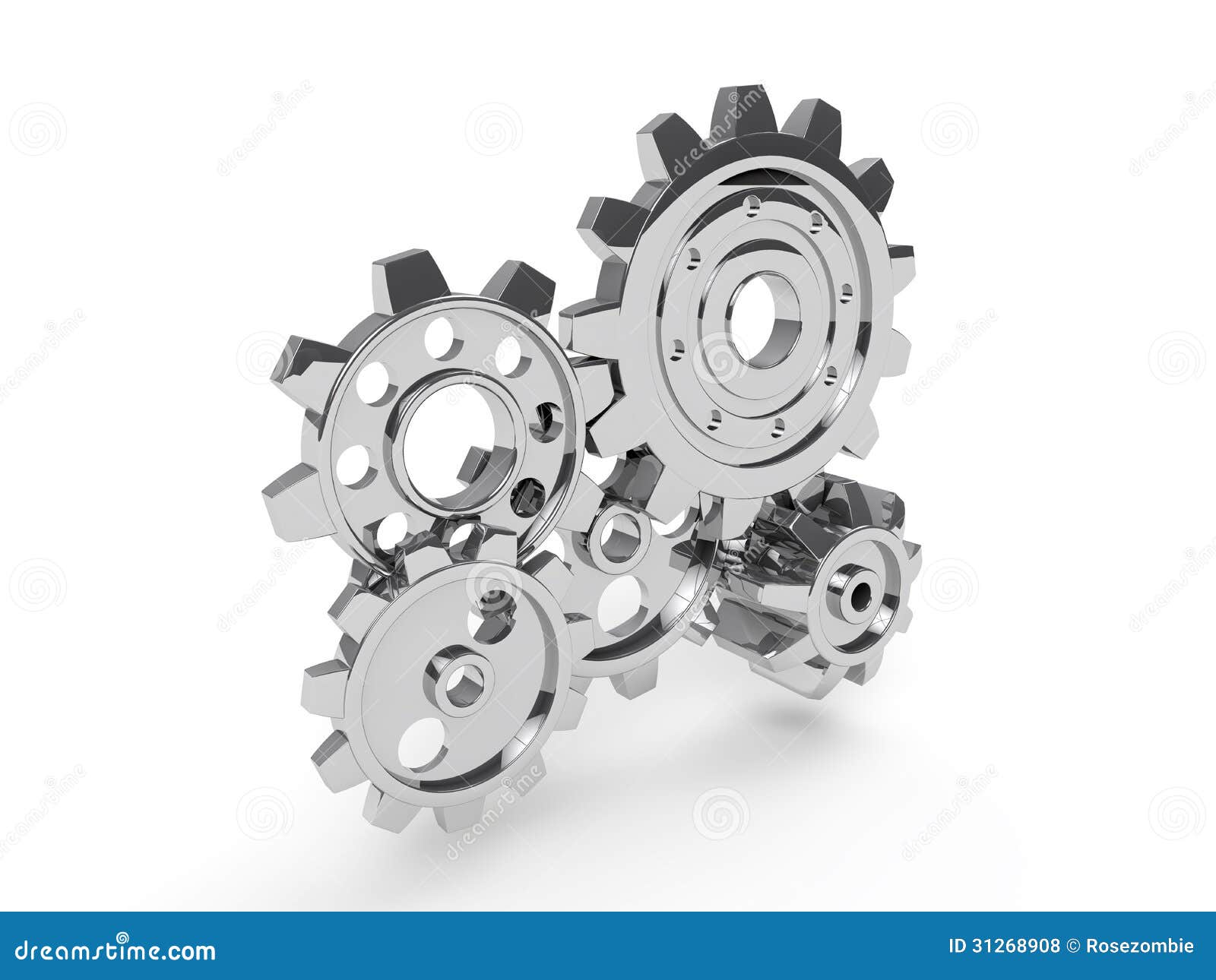 3d idea gear stock illustration. Illustration of whell - 31268908
