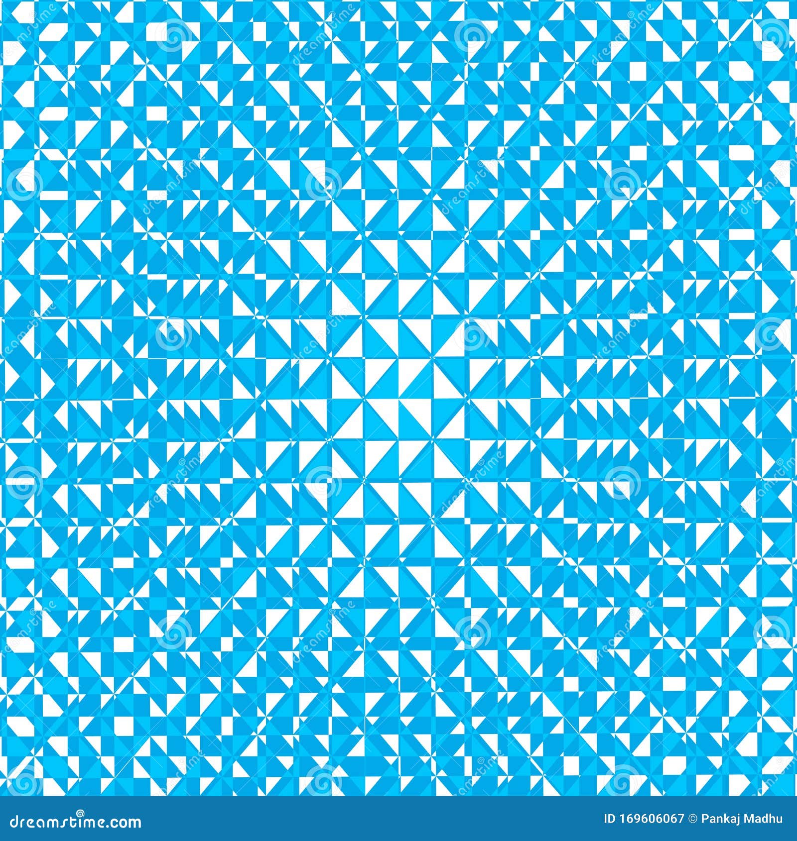 3D Illusion Geometric Pattern Using Triangle Design Stock Vector ...