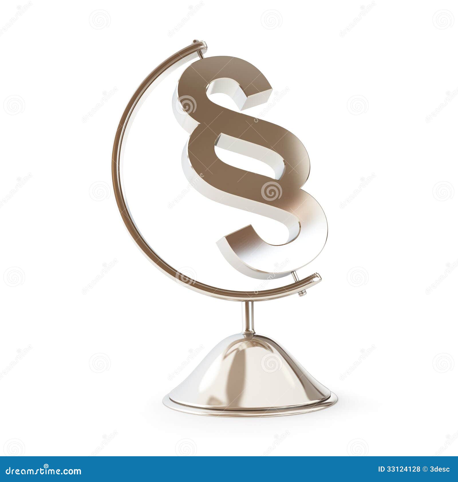 3d Illustraties Van Het Paragraafsymbool Stock Illustratie ...