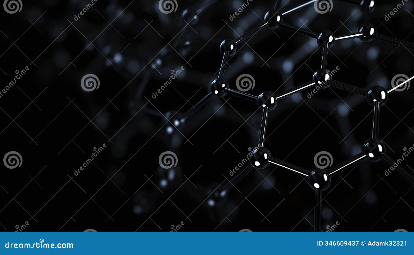 Nanotechnology Molecular Structure Visualization Royalty-Free Stock ...