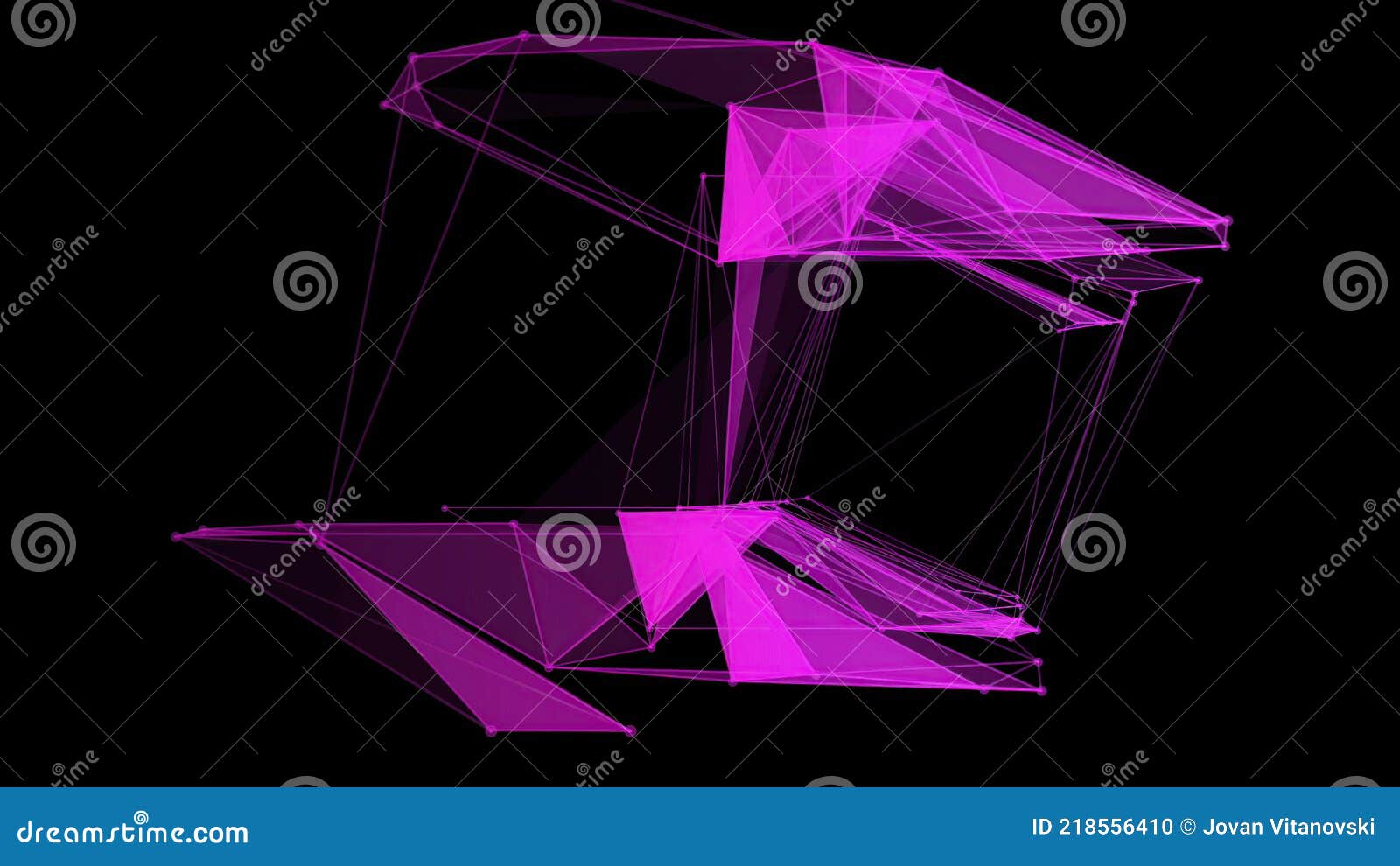 Abstract in Diffrent Color Geometrical Background with Lines and Dots ...