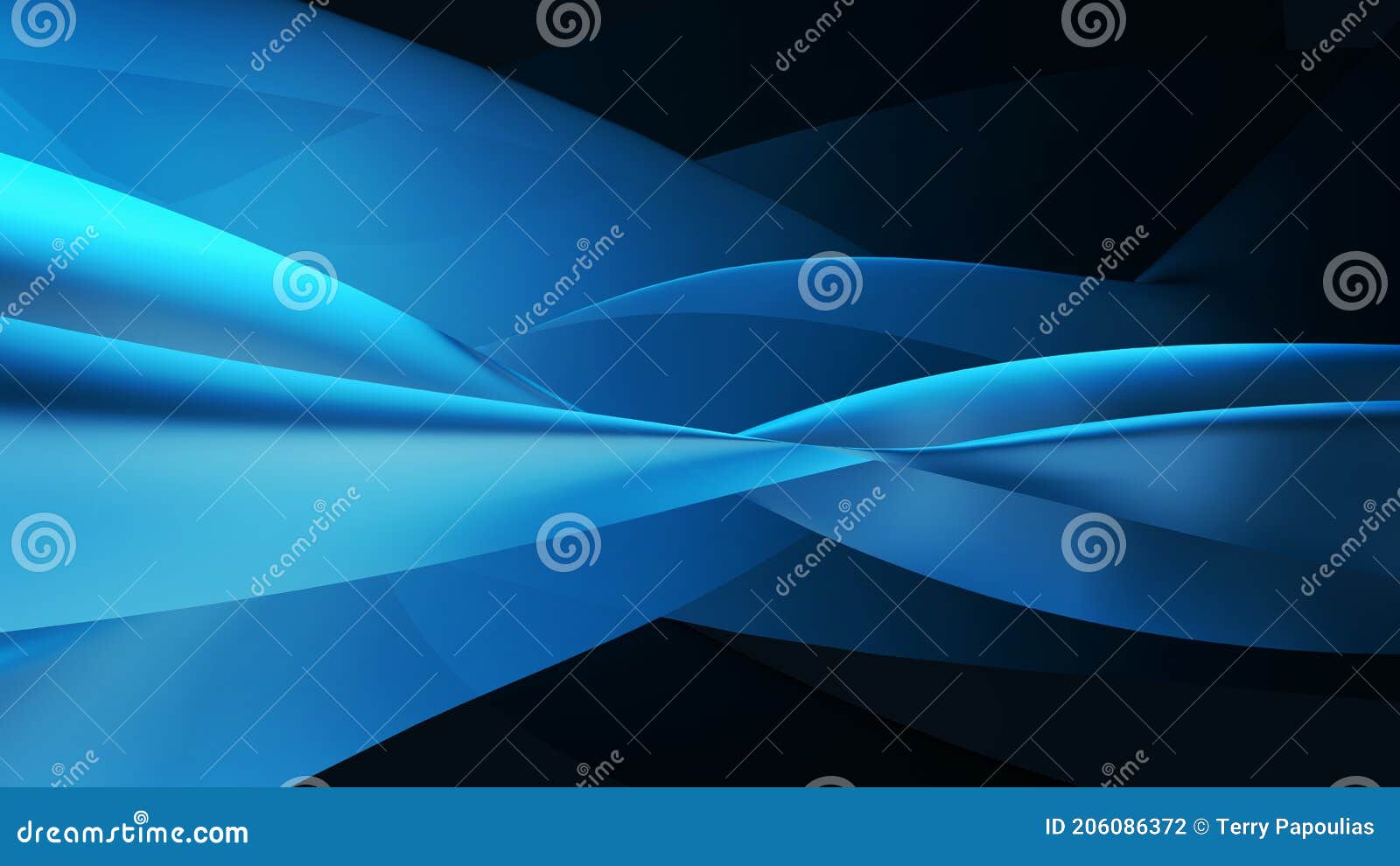 3D Illustration Abstract Elliptical Background Stock Illustration ...