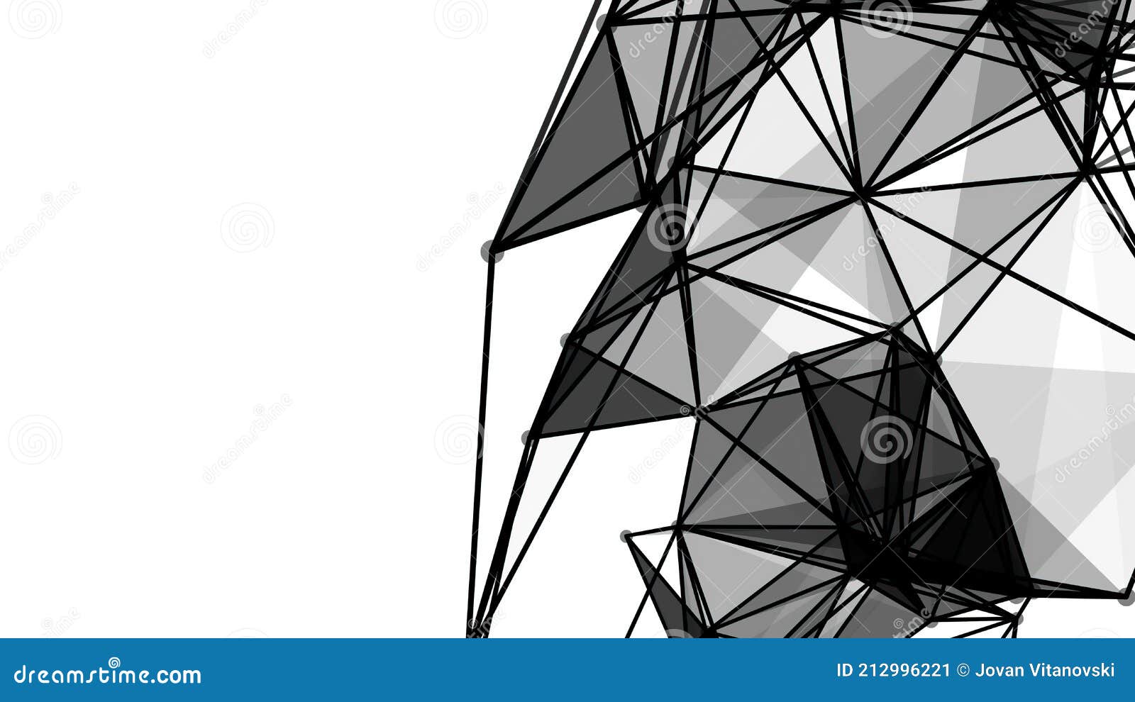 Abstract Geometric Polygonal Structure Stock Illustration ...