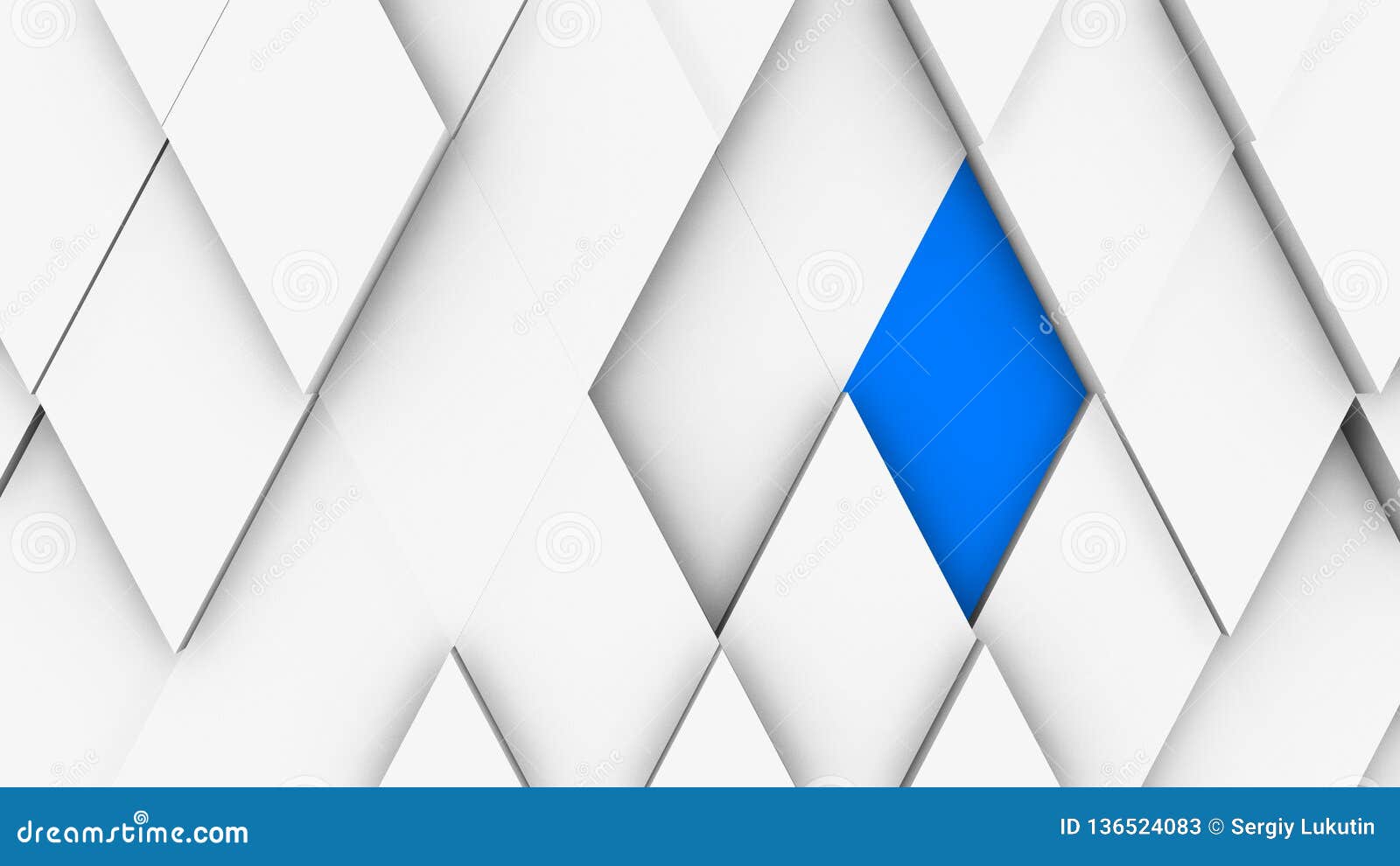 3d Illustration, Abstract Geometric Volumetric Background Stock ...