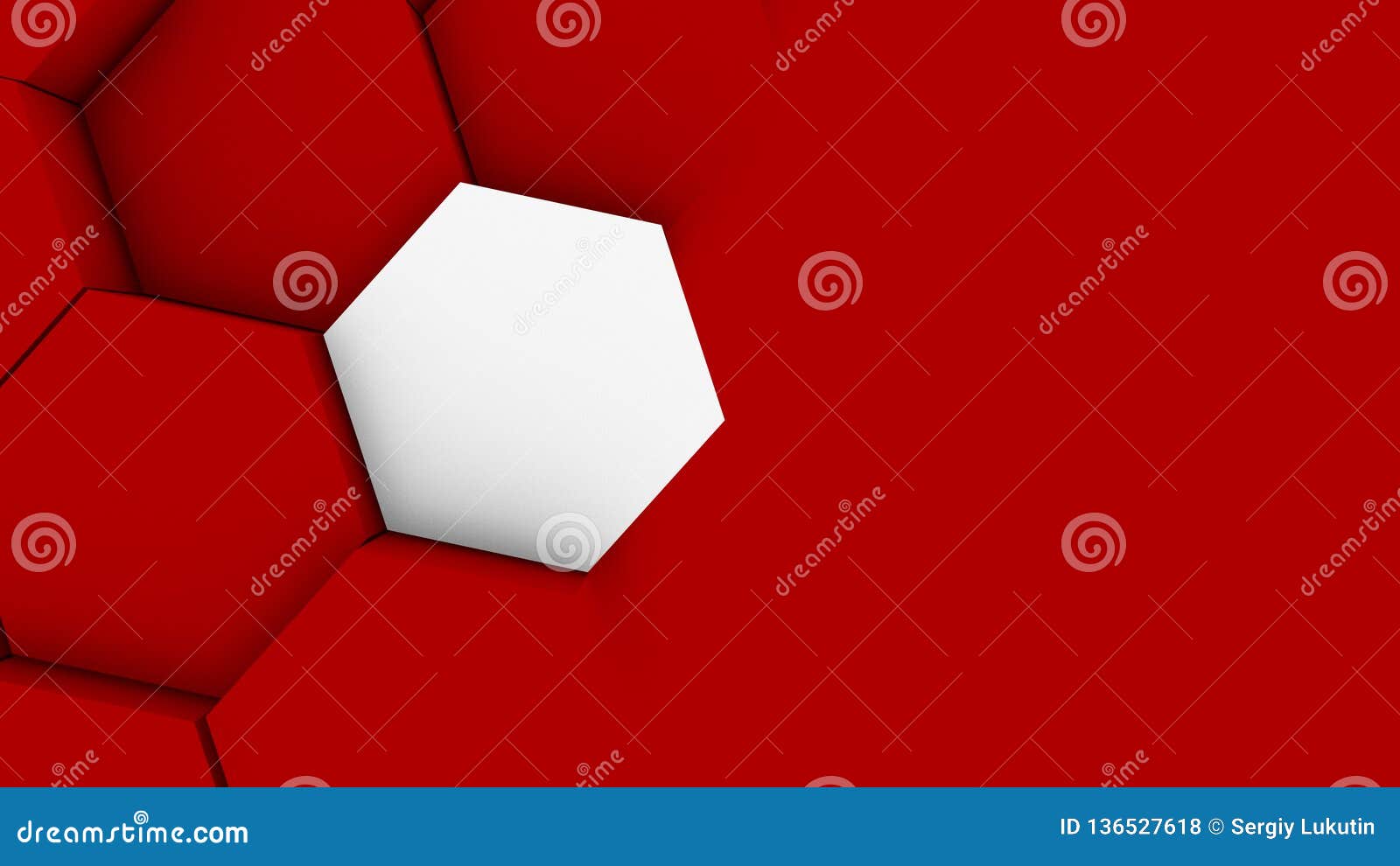 3d Illustration, Abstract Geometric Volumetric Background Stock ...