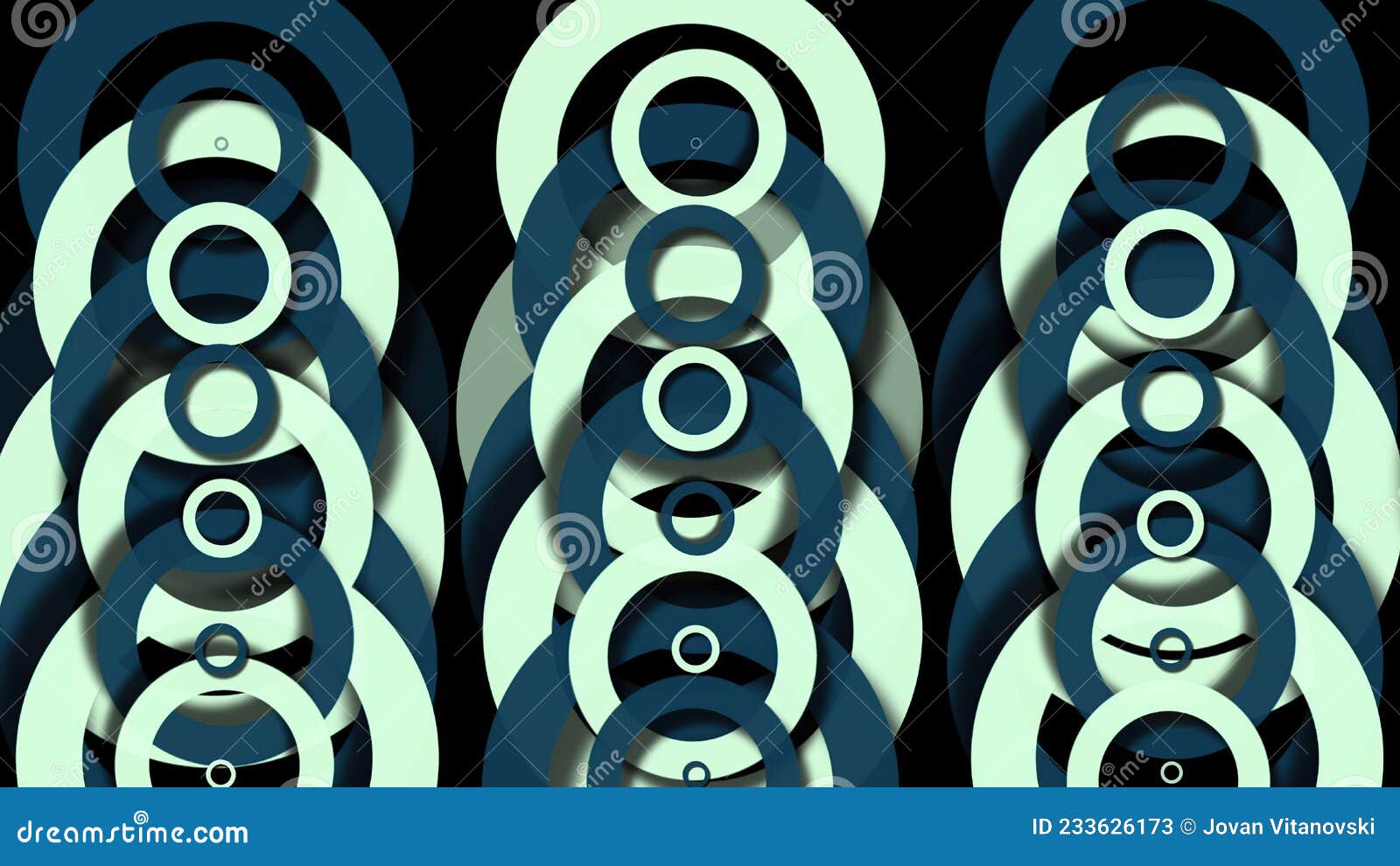 Abstract Hypnotic Circle Background - Psychedelic Optical Illusion ...