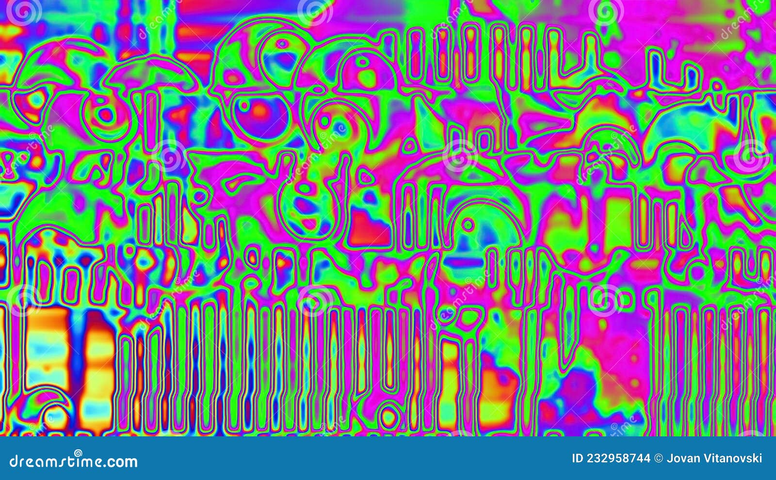 Abstract Weird Cryptic Pattern Cartoon Vector | CartoonDealer.com #33852093