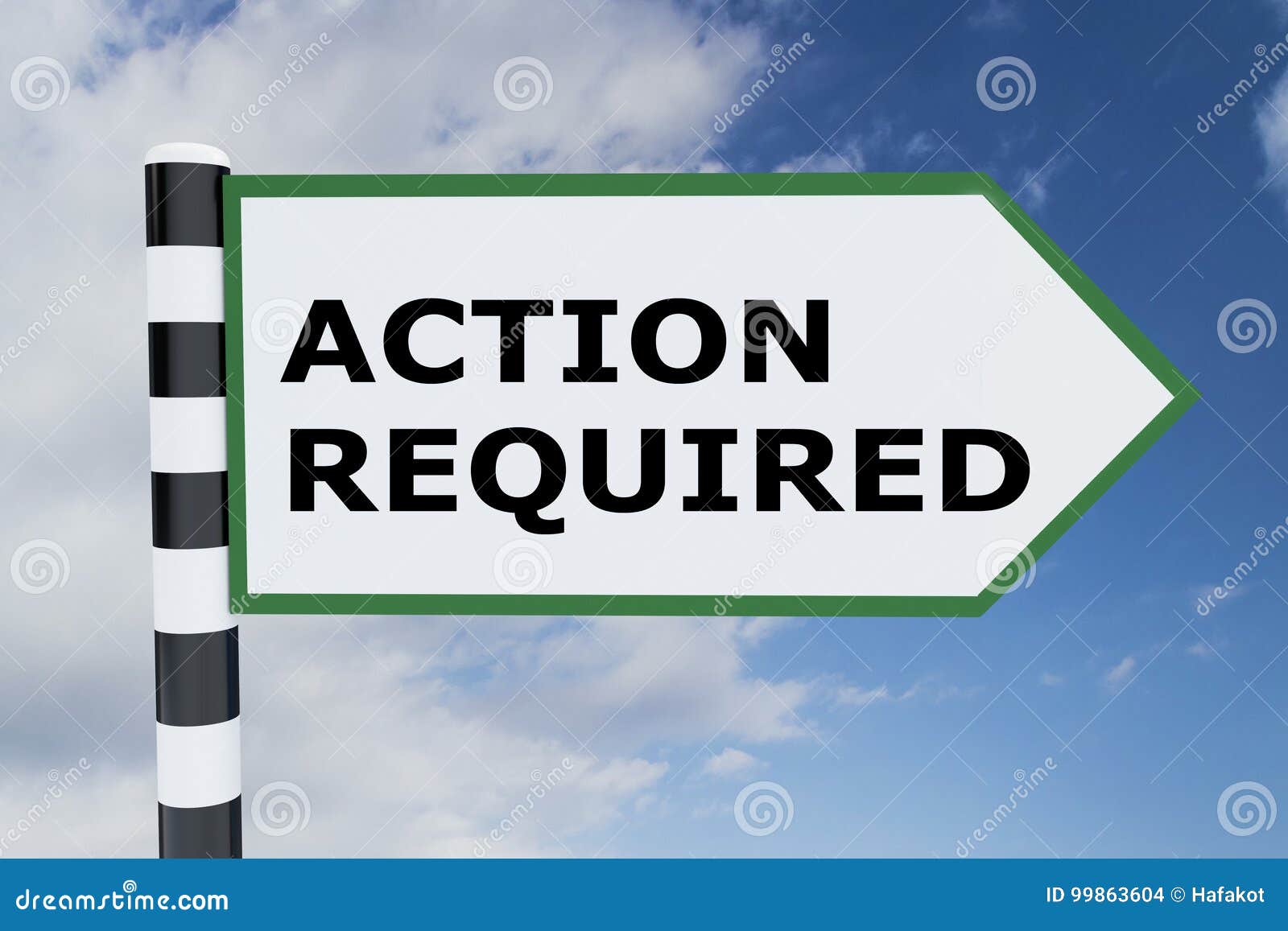 Action Required concept stock illustration. Illustration of deadline ...