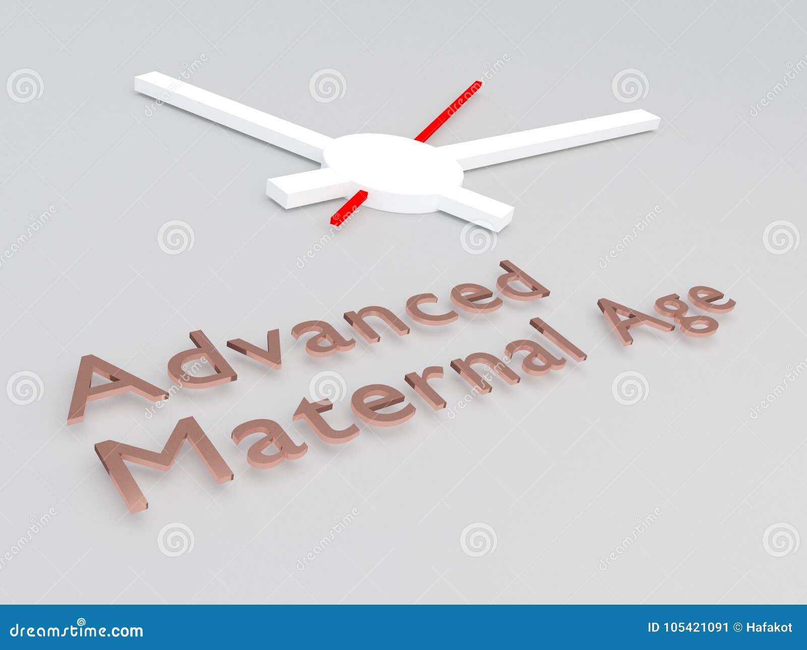 Advanced Maternal Age Concept Stock Illustration - Illustration of ...