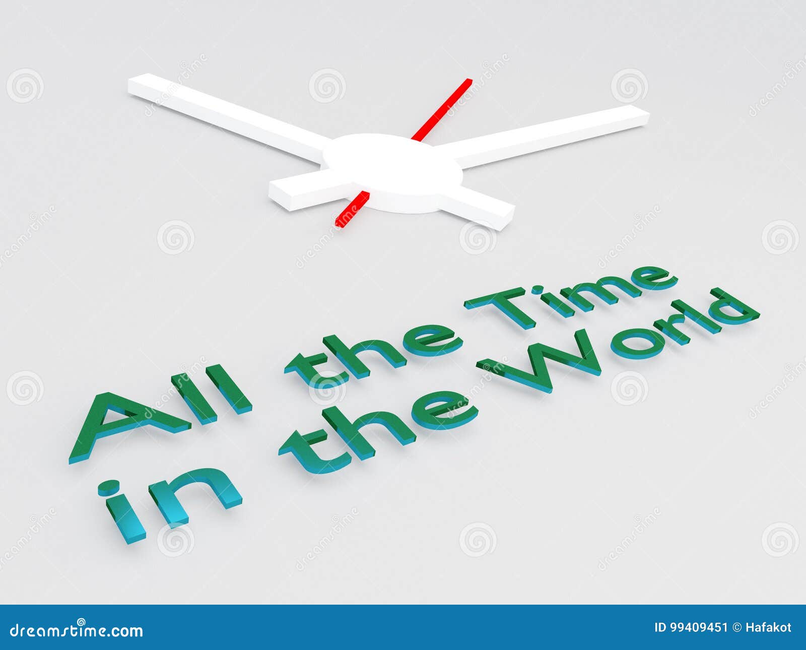 All the Time in the World Concept Stock Illustration - Illustration of ...
