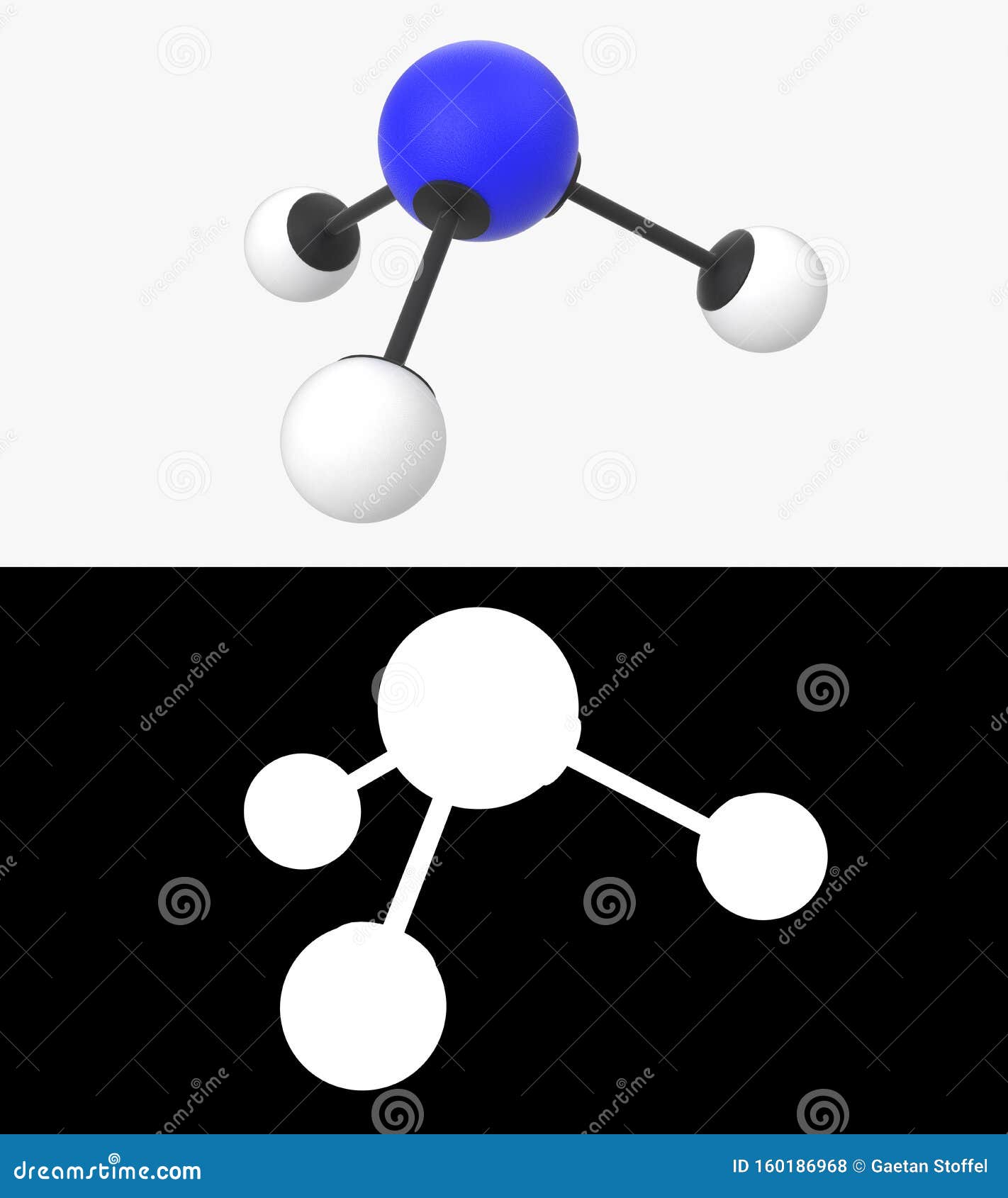 Ammonia NH3 Molecule. Skeletal Formula Stock Photography ... Ammonia NH3 Molecule. Skeletal Formula Stock Photography ...