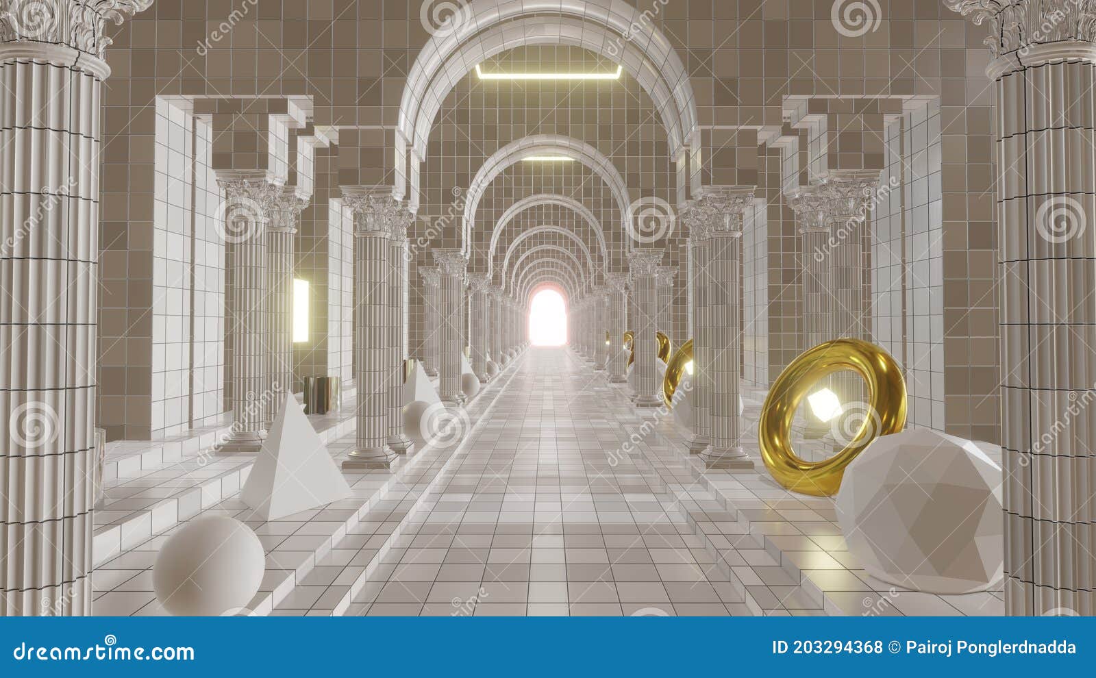 Column Orders in Classical Greek 03 Stock Illustration - Illustration ...