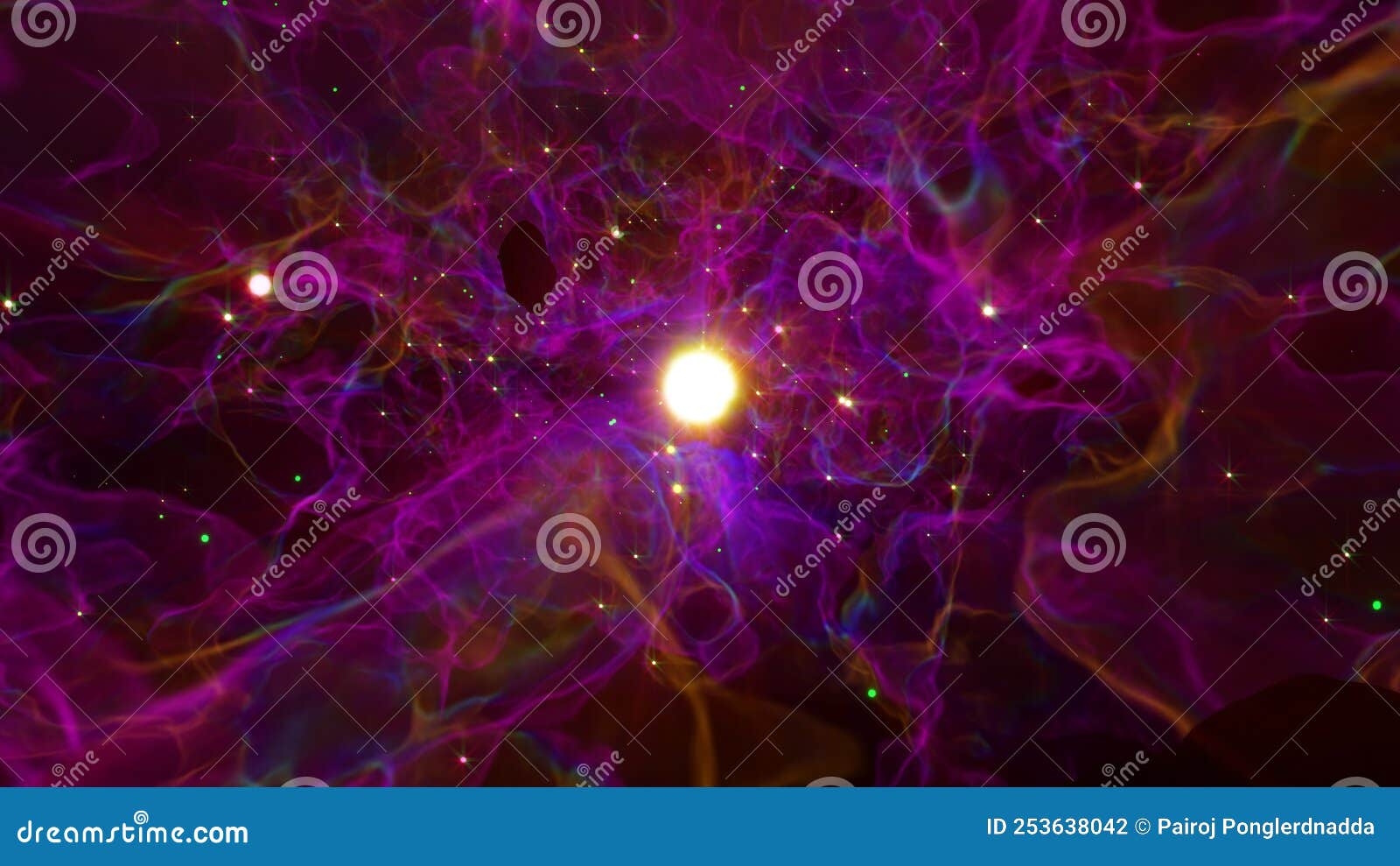 Space And Multiverse Scene Wallpaper Royalty-Free Stock Image ...