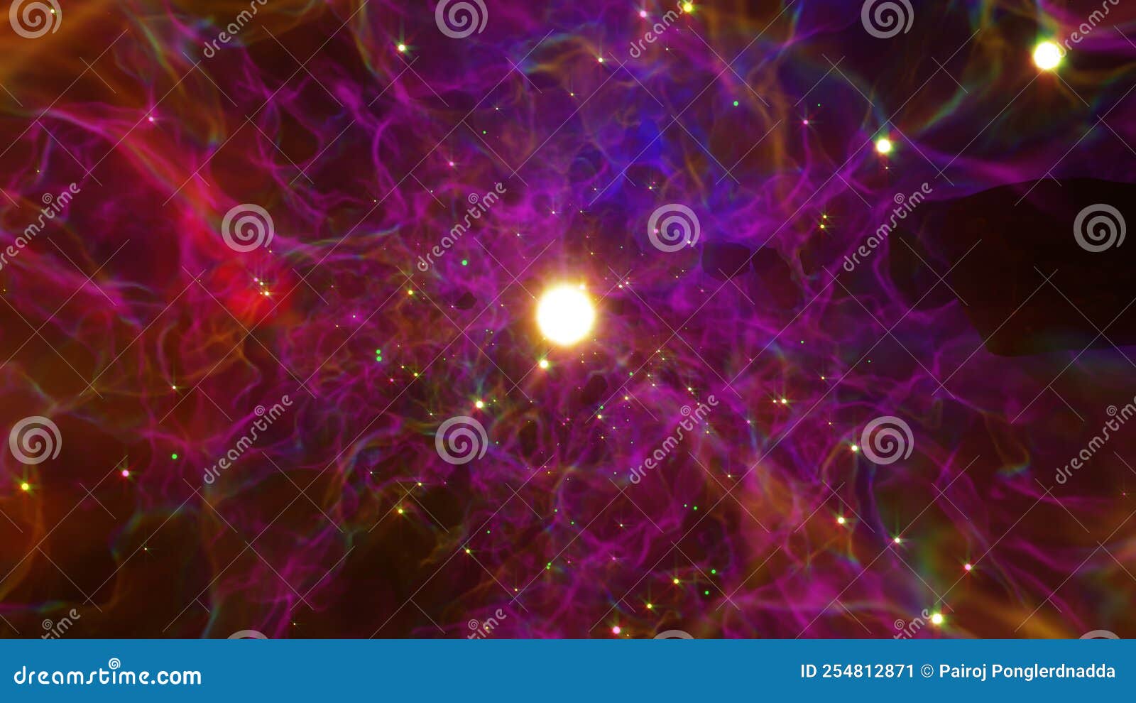 Space And Multiverse Scene Wallpaper Royalty-Free Stock Image ...