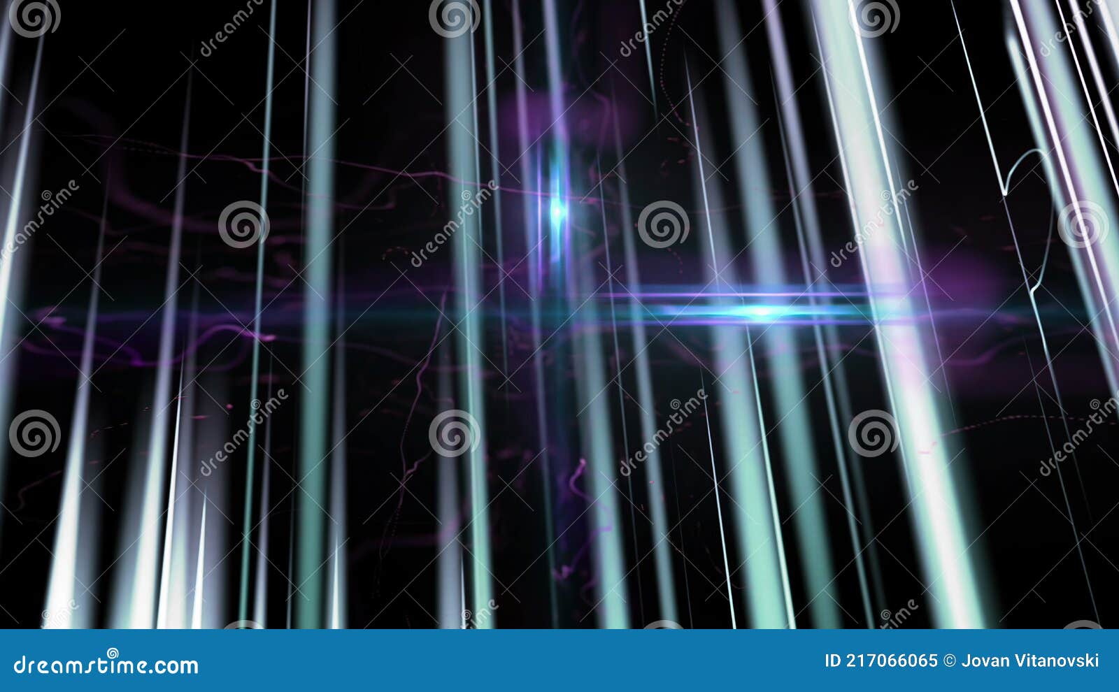 Background with Twisted Particle Strings and Optical Flares Stock ...