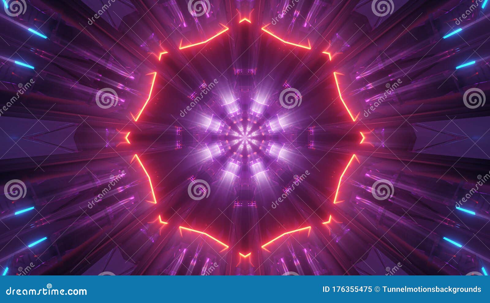 3d Illustration Background Wallpaper Design Of Holy Glowing Shine Abstract Red Neon Graphic