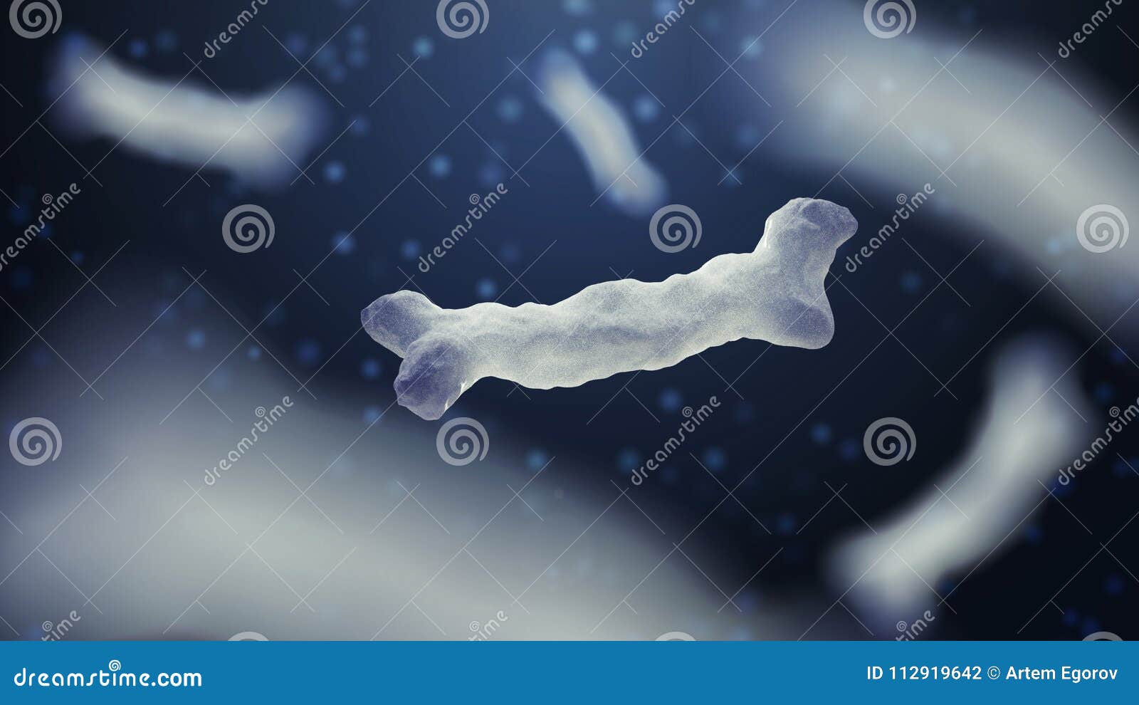 3d Illustration of Bacteria, Germ Infection, Epidemic Disease Stock ...