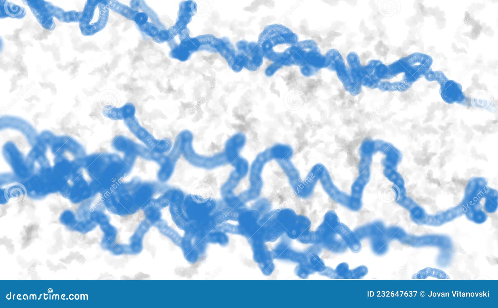 Bacteria in pond water stock illustration. Illustration of medical ...