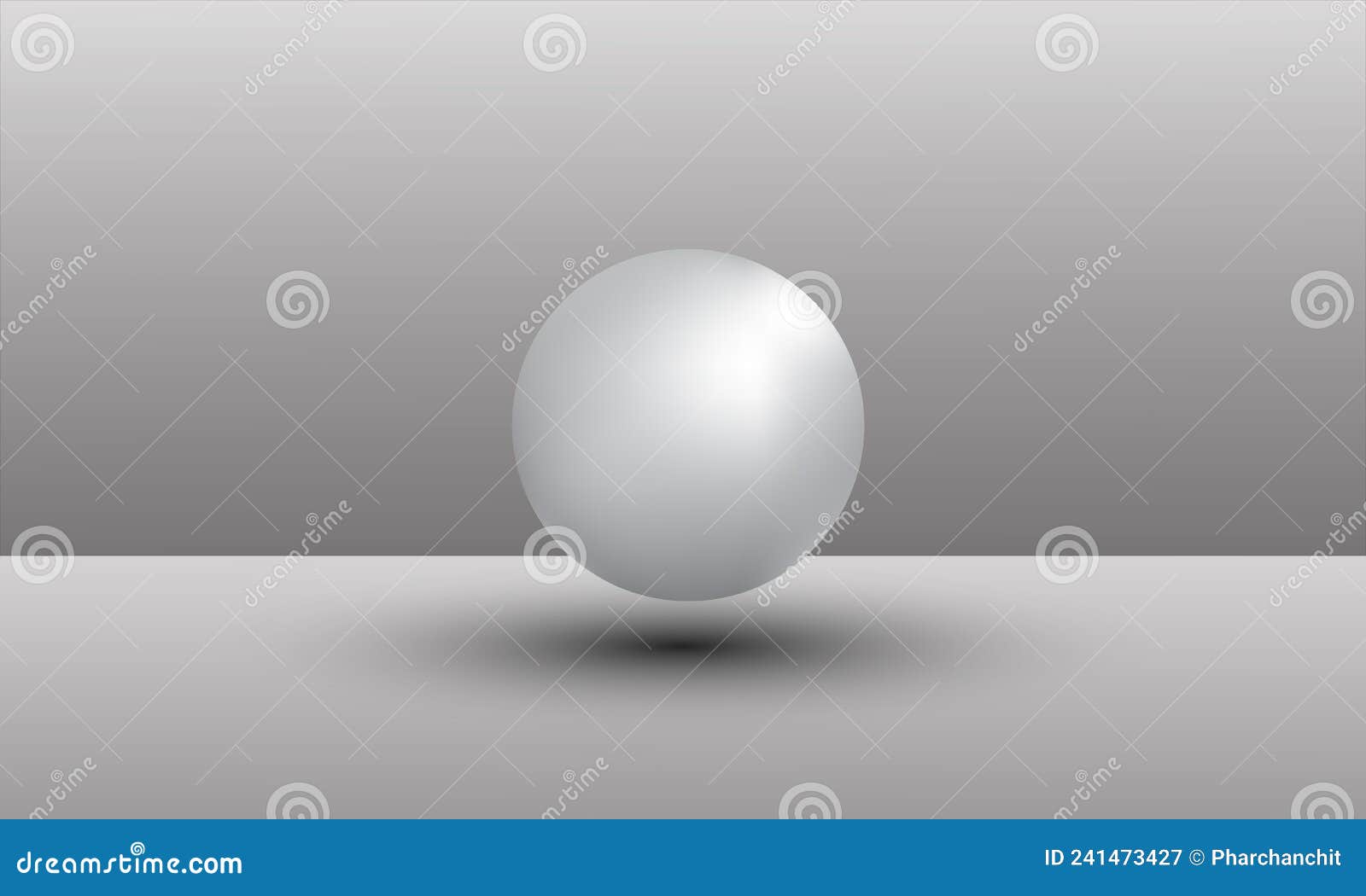 Abstract 3D Balls Rendering Isolated on White Background. Stock Vector ...