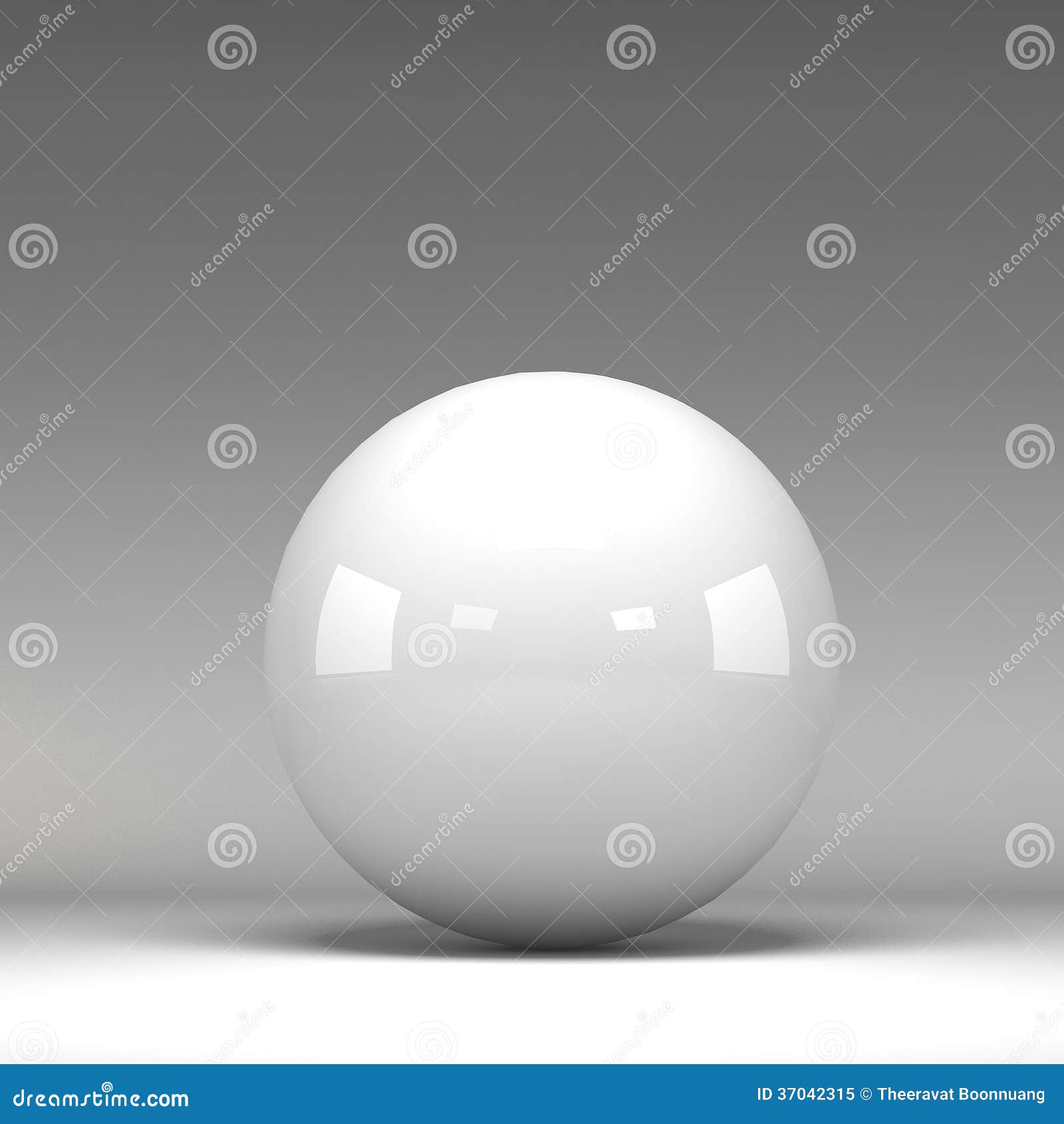 3d Illustration Basic Geometric Shapes Stock Illustration ...