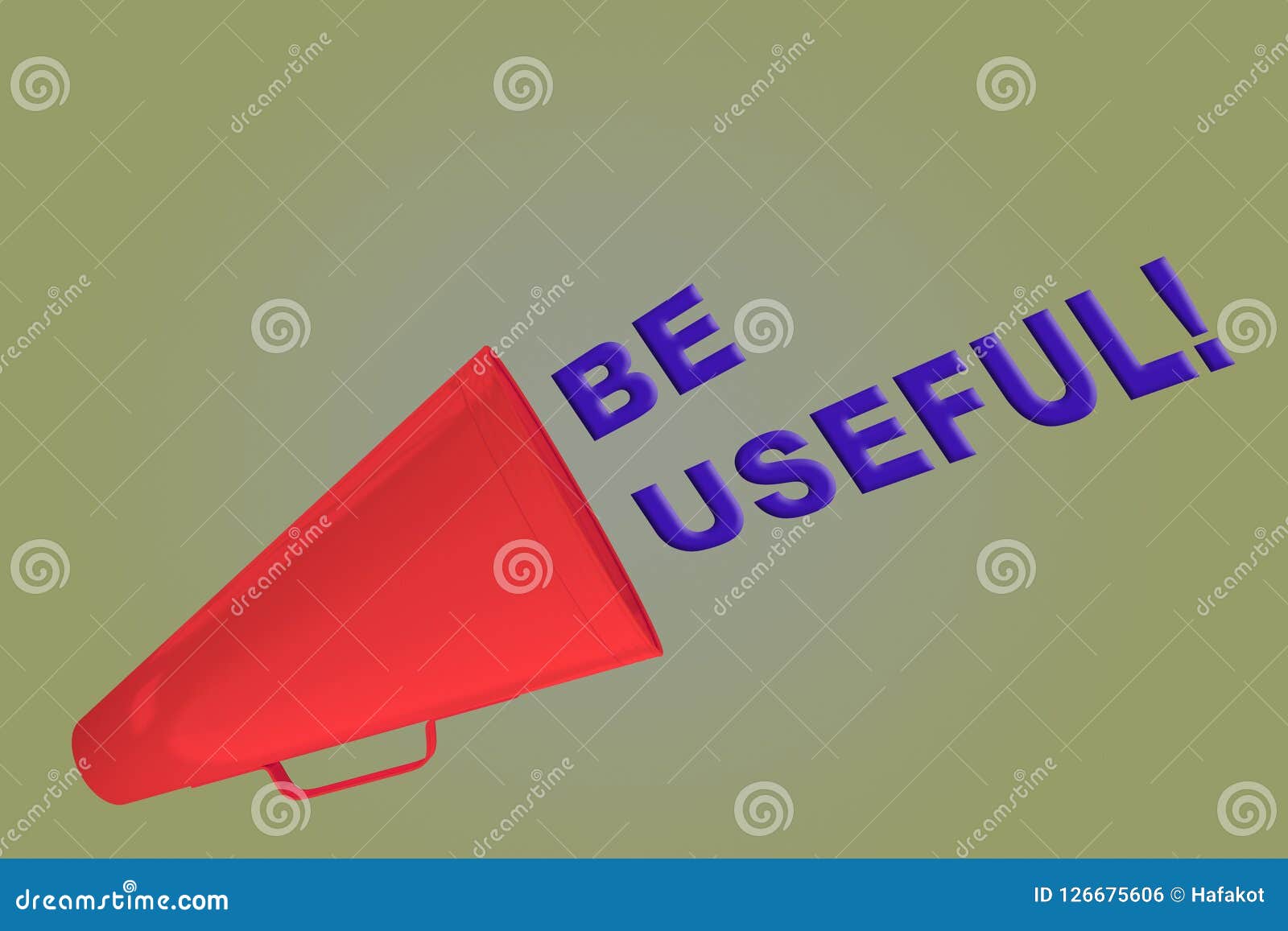 BE USEFUL! concept stock illustration. Illustration of medical - 126675606
