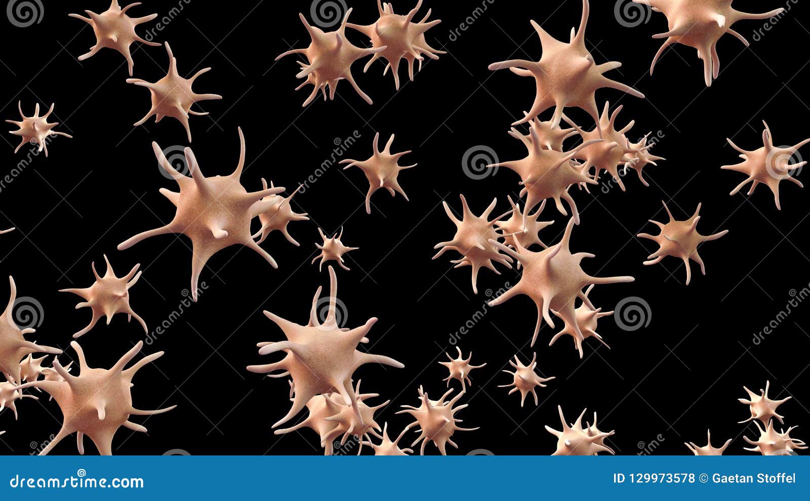 3D Illustration of Blood Platelet Stock Illustration - Illustration of ...