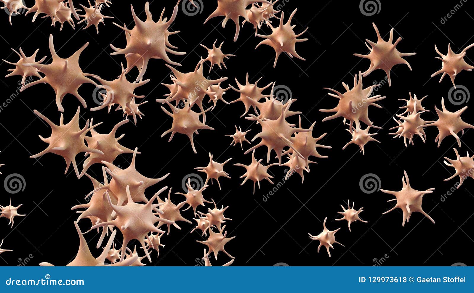 3D Illustration of Blood Platelet Stock Illustration - Illustration of ...