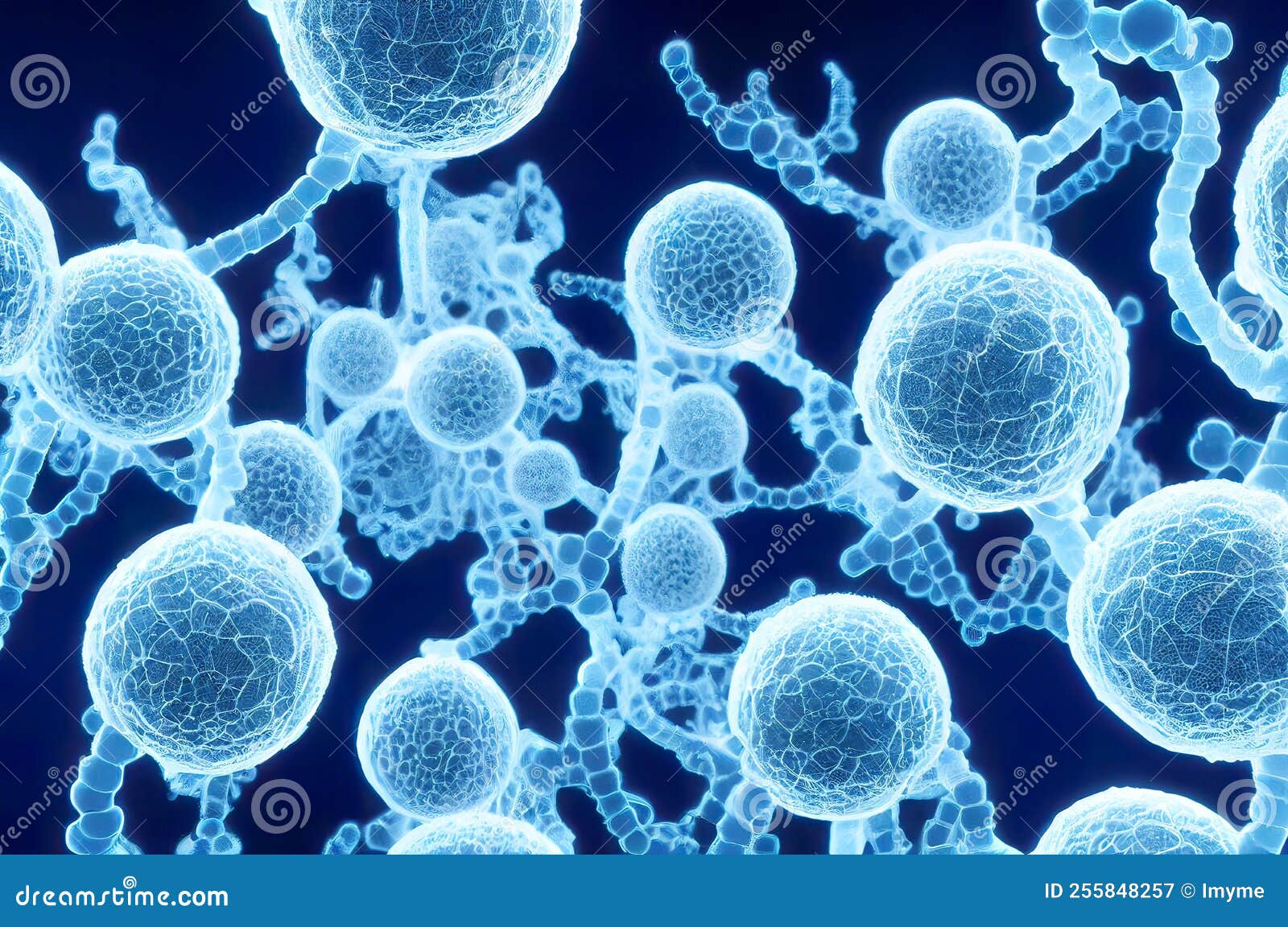 2D Illustration of Blue Bacteria Cells Field Background Stock ... 2D Illustration of Blue Bacteria Cells Field Background Stock ...