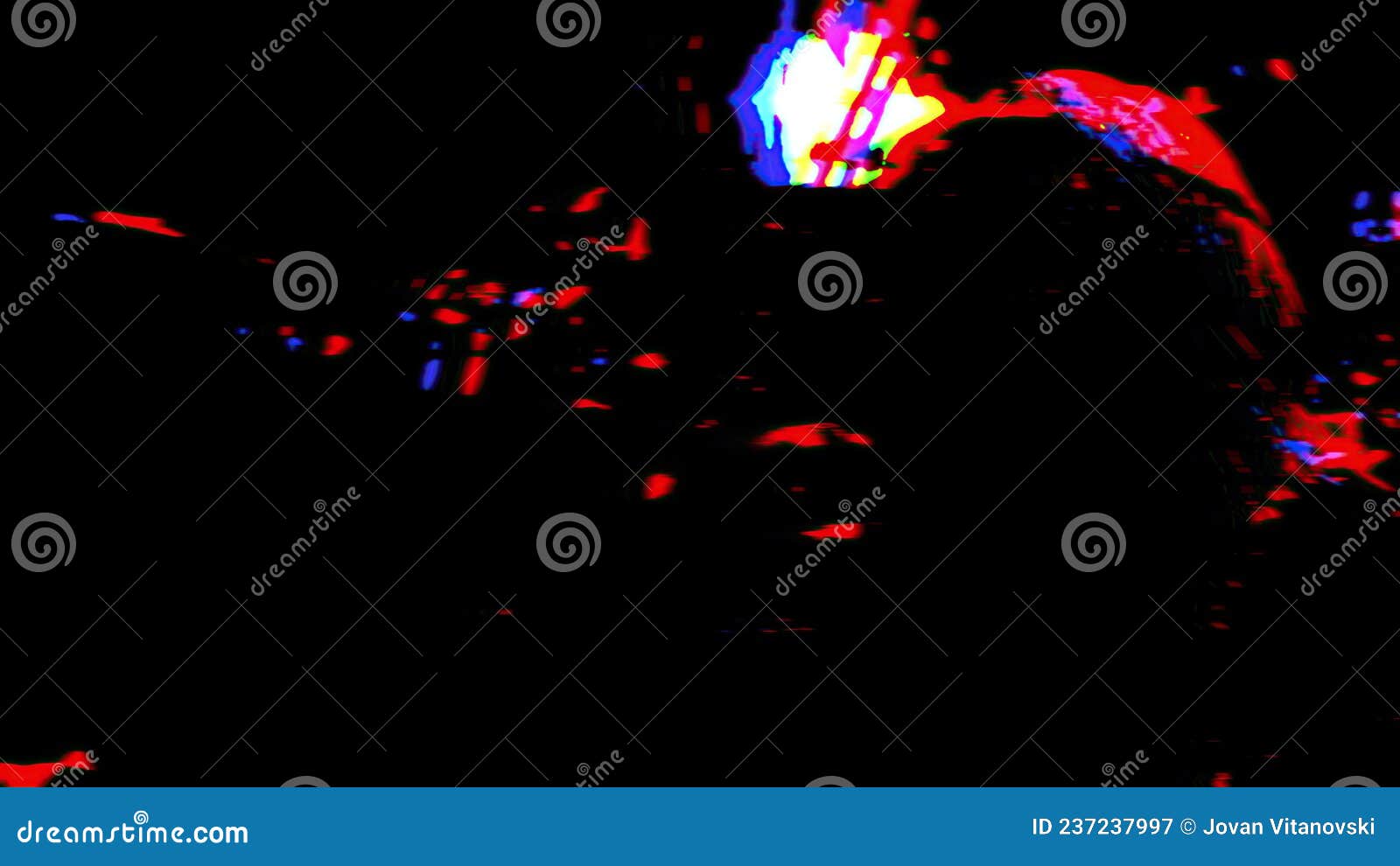 Blue Lines Transition Side Swiped To Red Stock Illustration ...