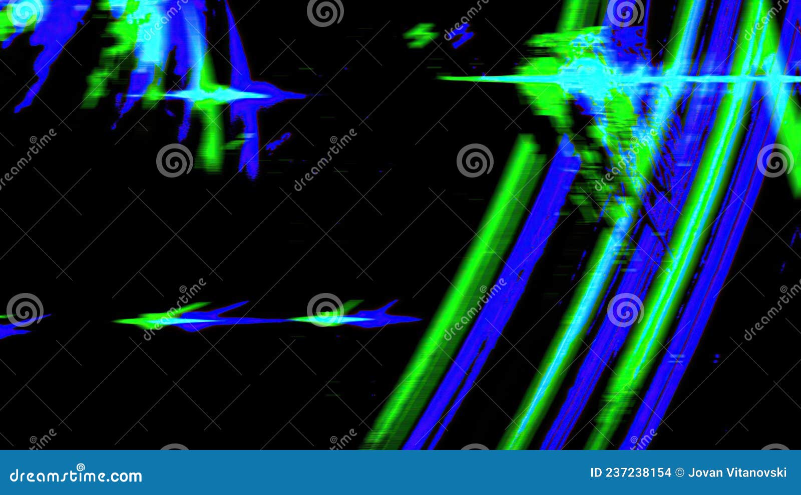 Blue Lines Transition Side Swiped To Red Stock Illustration ...