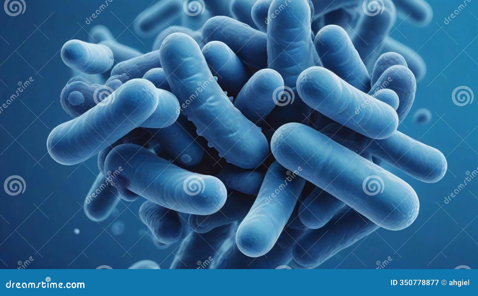 Rod-shaped Bacteria, Bacilli And Cocci In The Intestines. Microbiome ...