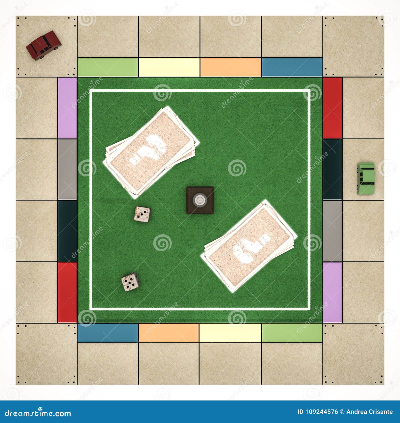 Board Game Isolated on White Background Stock Illustration ...