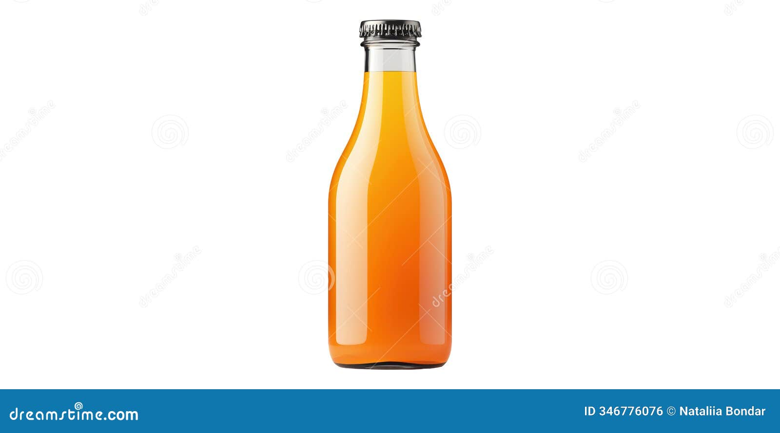 Bottle With Orange Potion. Game Icon Of Magic Elixir. Bright Design For ...