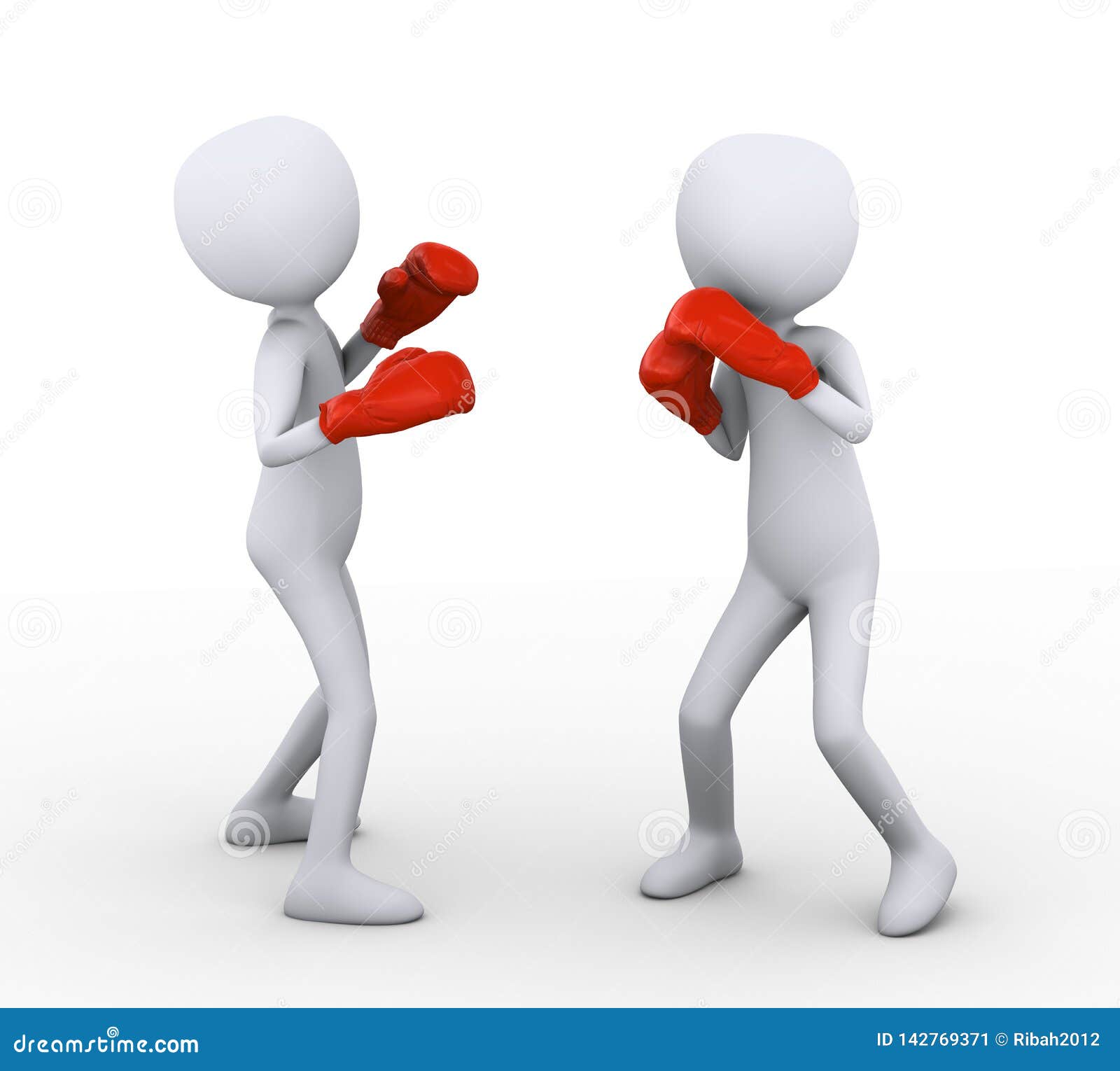 Mad Boxer Fighter Illustration Cartoon Character | CartoonDealer.com ...