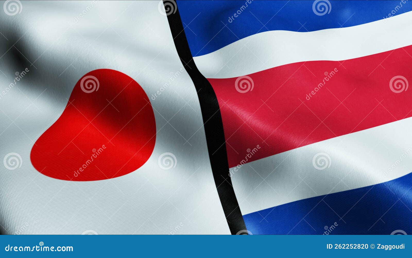 3D Illustration of Brazil and Switzerland Flag Stock Illustration ...