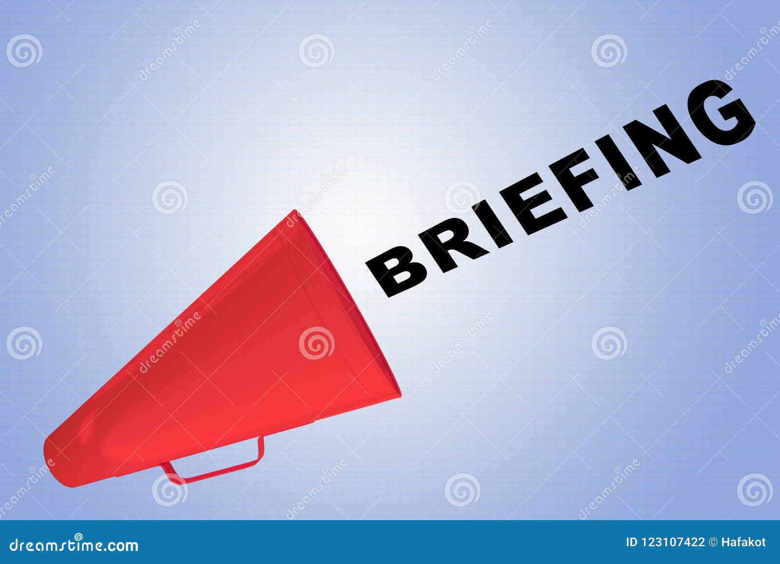 BRIEFING - Informational Concept Stock Illustration - Illustration of ...