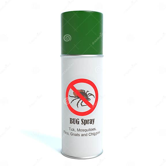 Bug Spray stock illustration. Illustration of packaging - 100228183