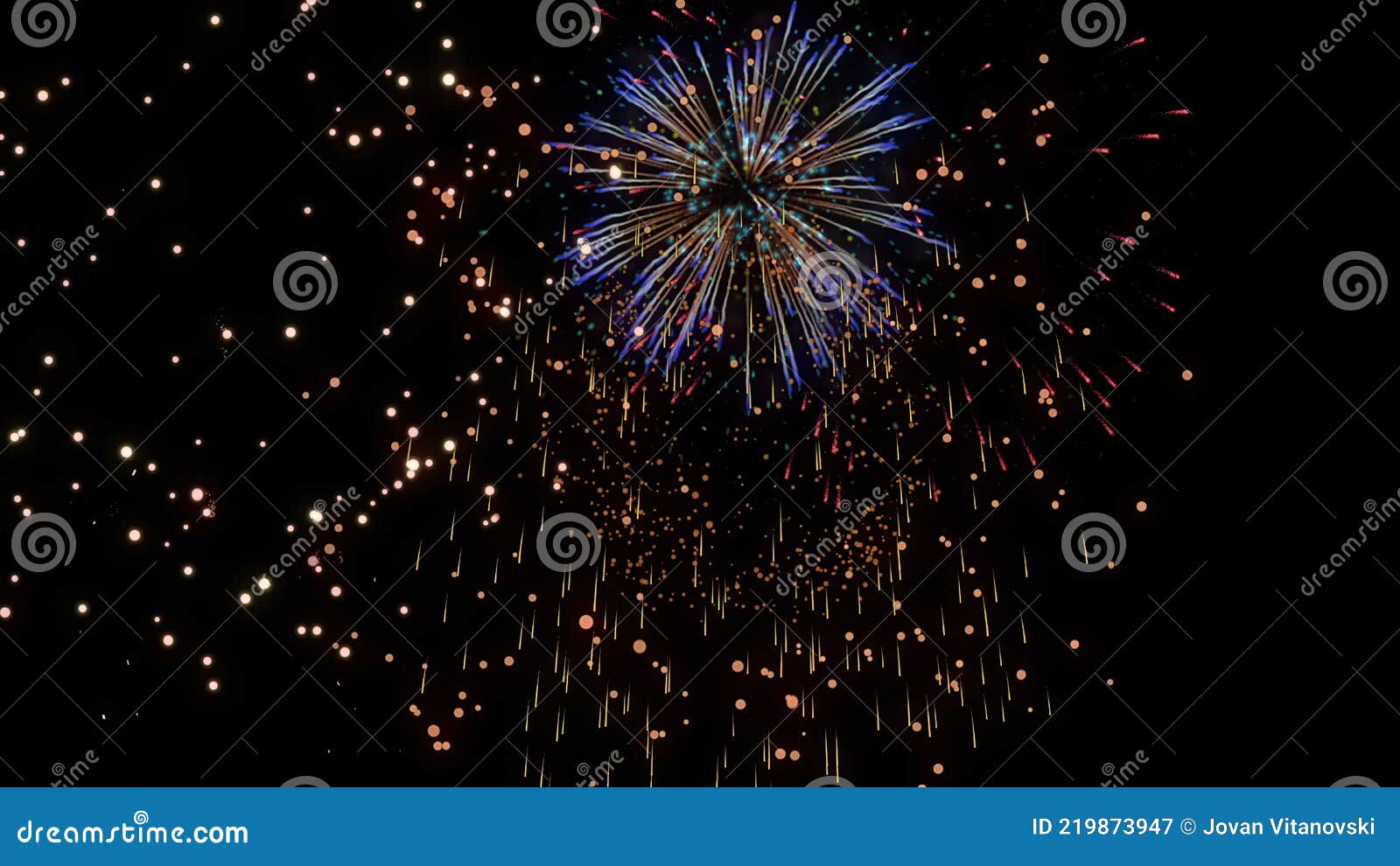 Cartoon effect of firework stock image. Image of explosion - 219873947