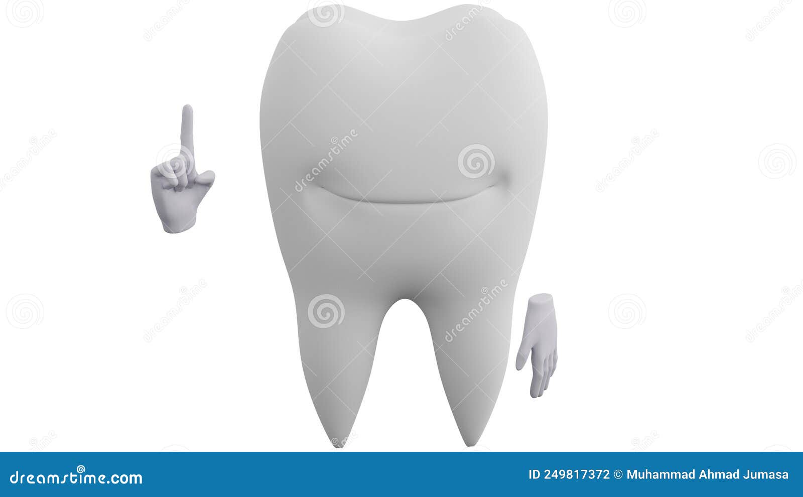 Tooth Preparation For Inlay Placement. Medically Accurate 3D ...