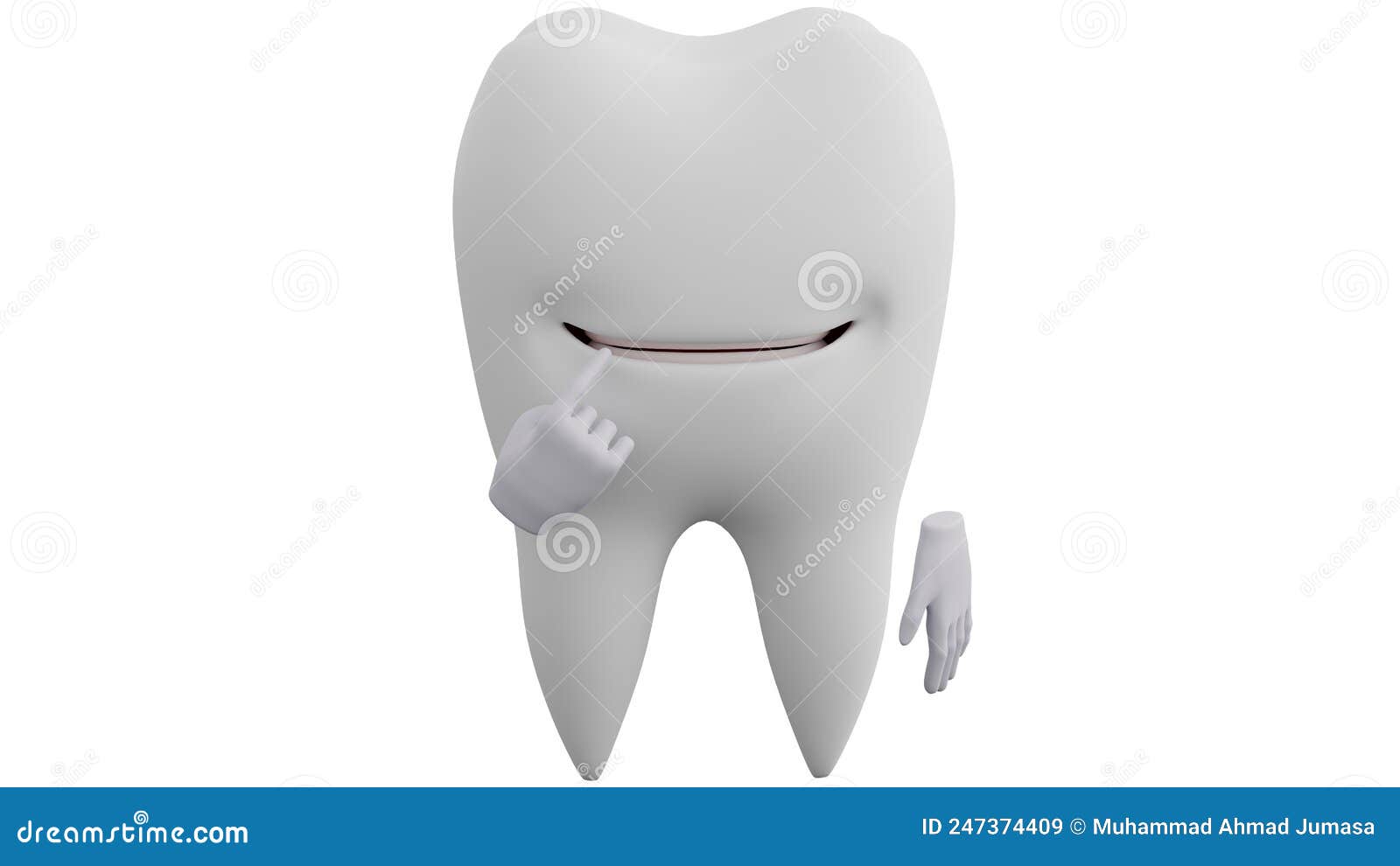 Tooth Preparation For Inlay Placement. Medically Accurate 3D ...