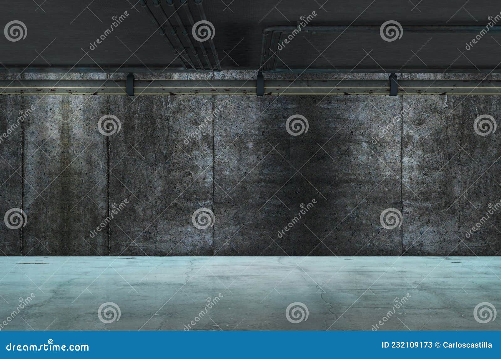 3d Illustration.Cement Structure And Foundations Royalty-Free Stock ...