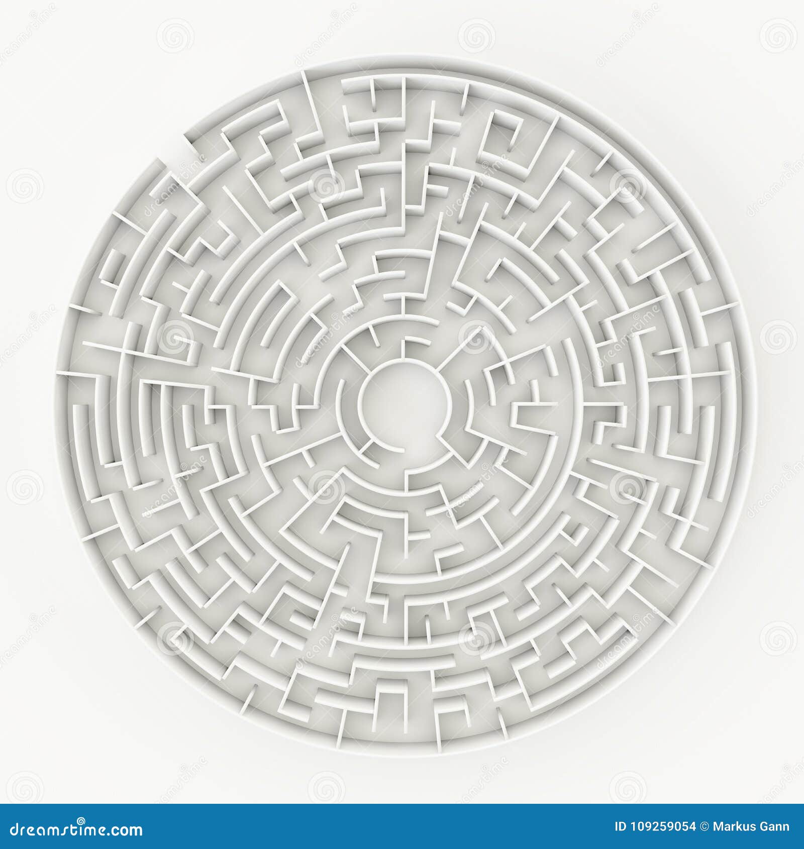 Circle Maze Vector | CartoonDealer.com #83383690
