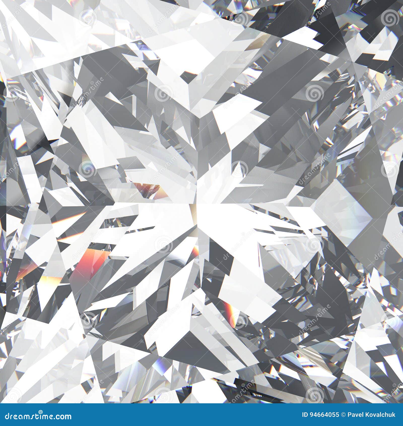 3D Illustration Closeup Crop Diamond Texture Macro Zoom Stock ...