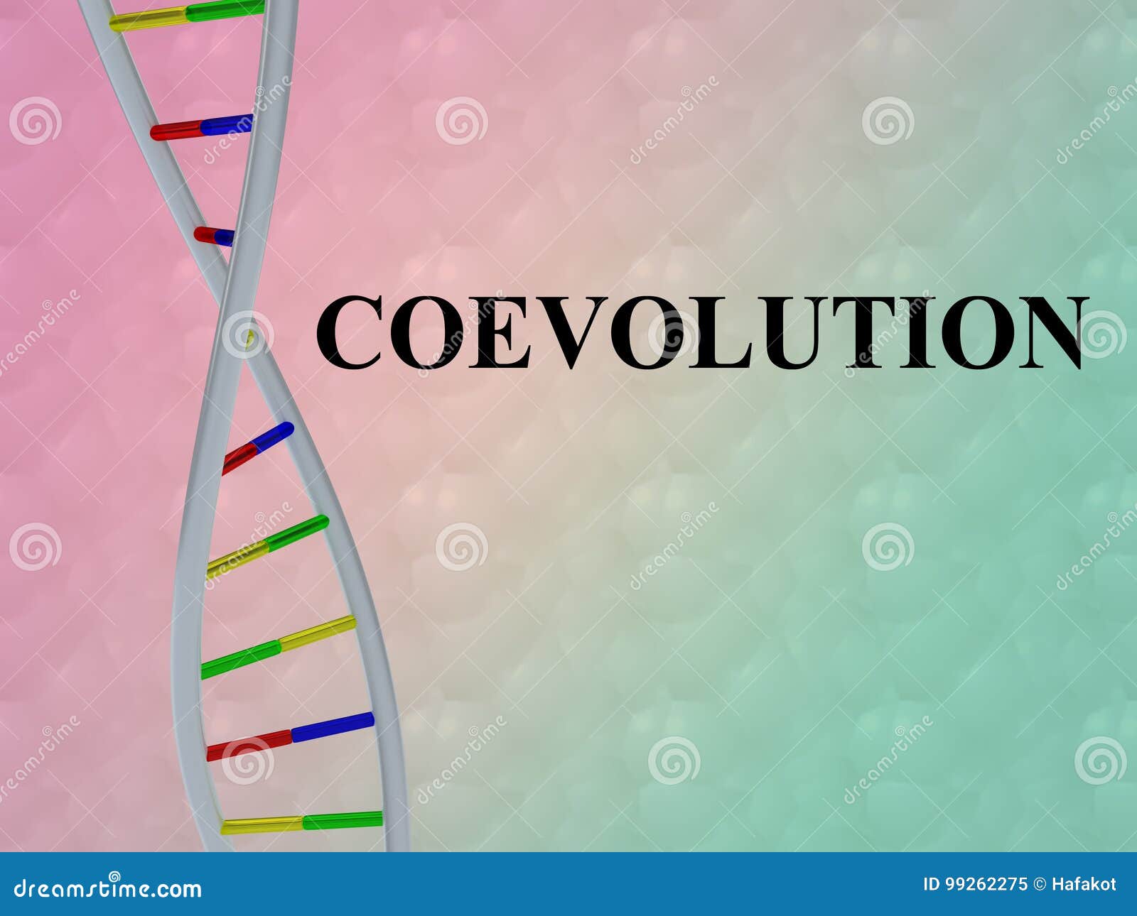 Coevolution - Genetic Concept Stock Illustration - Illustration of ...