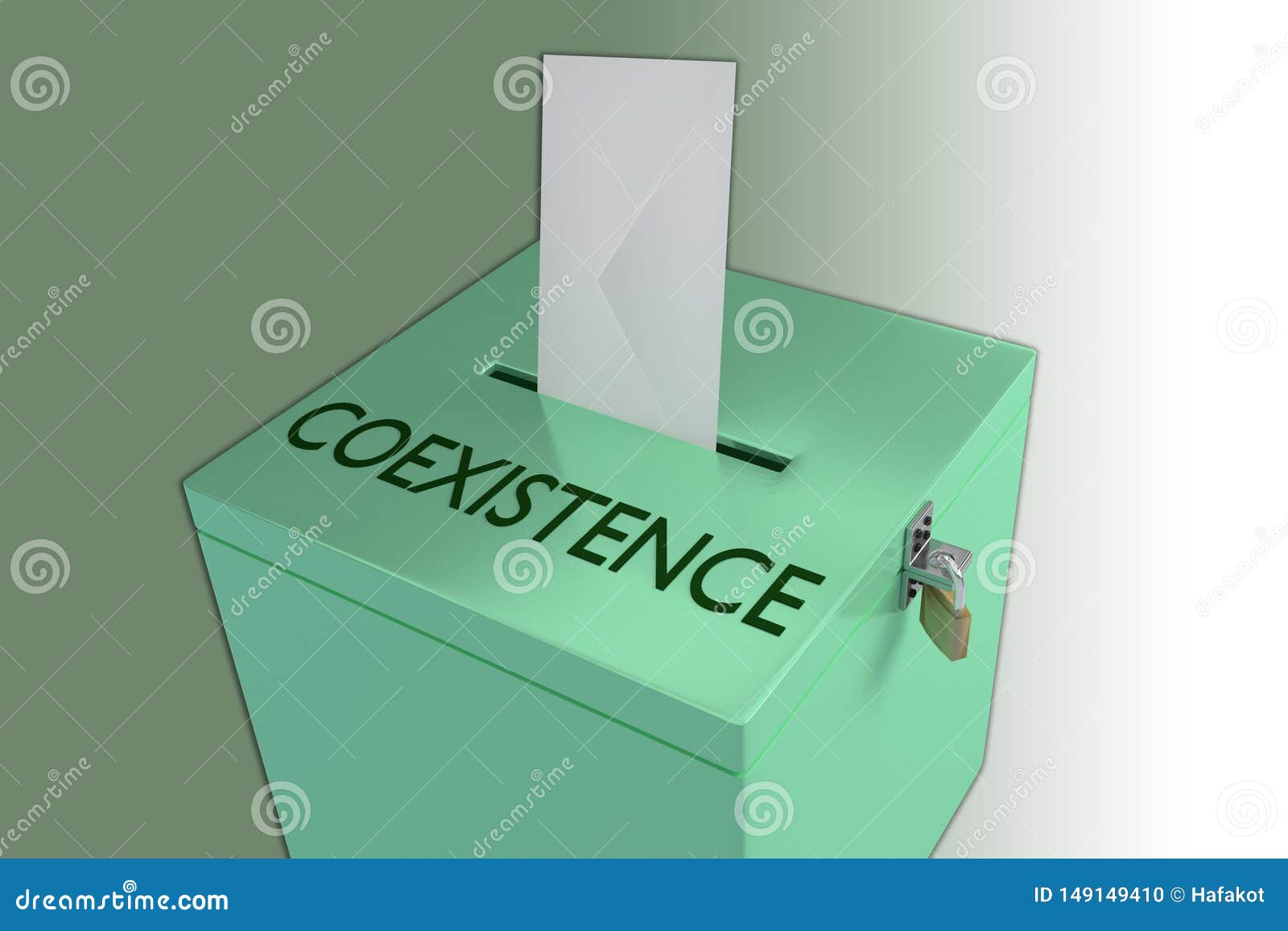 COEXISTENCE - Social Concept Stock Illustration - Illustration of ...